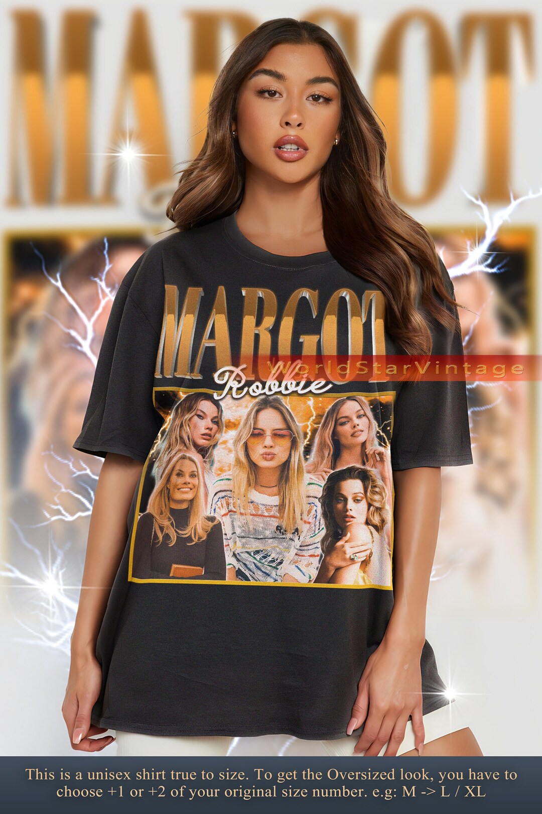 MARGOT ROBBIE Vintage Shirt, Margot Robbie Fan Tees, Margot Robbie ...