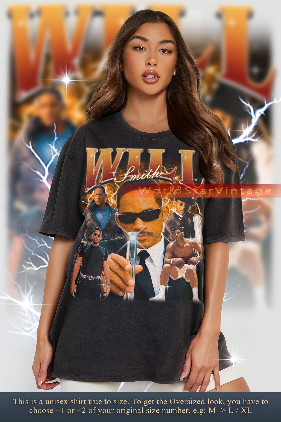 WILL SMITH Vintage Shirt, Will Smith Homage Tshirt, Actor Will Smith ...