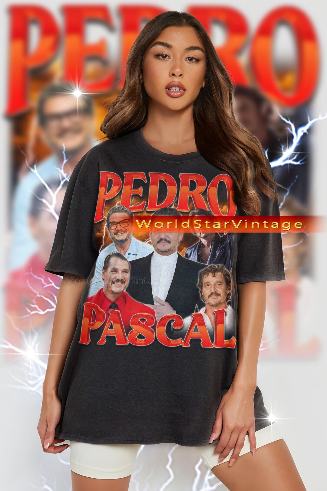 PEDRO PASCAL Vintage Shirt, Pedro Pascal Homage Tshirt, Pedro Pascal ...