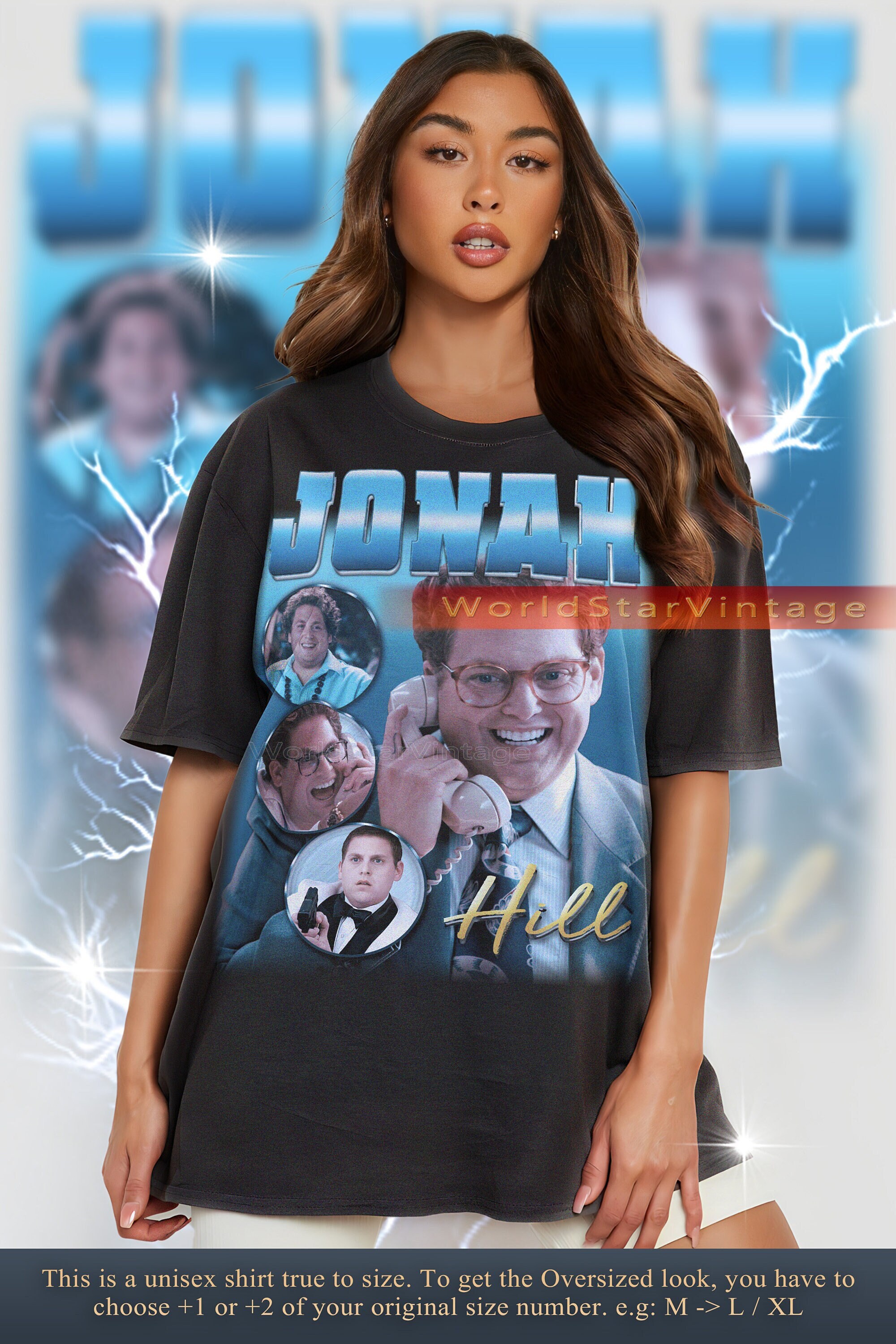 JONAH HILL Vintage Shirt, Jonah Hill Homage Tshirt, Jonah Hill Fan Tees ...