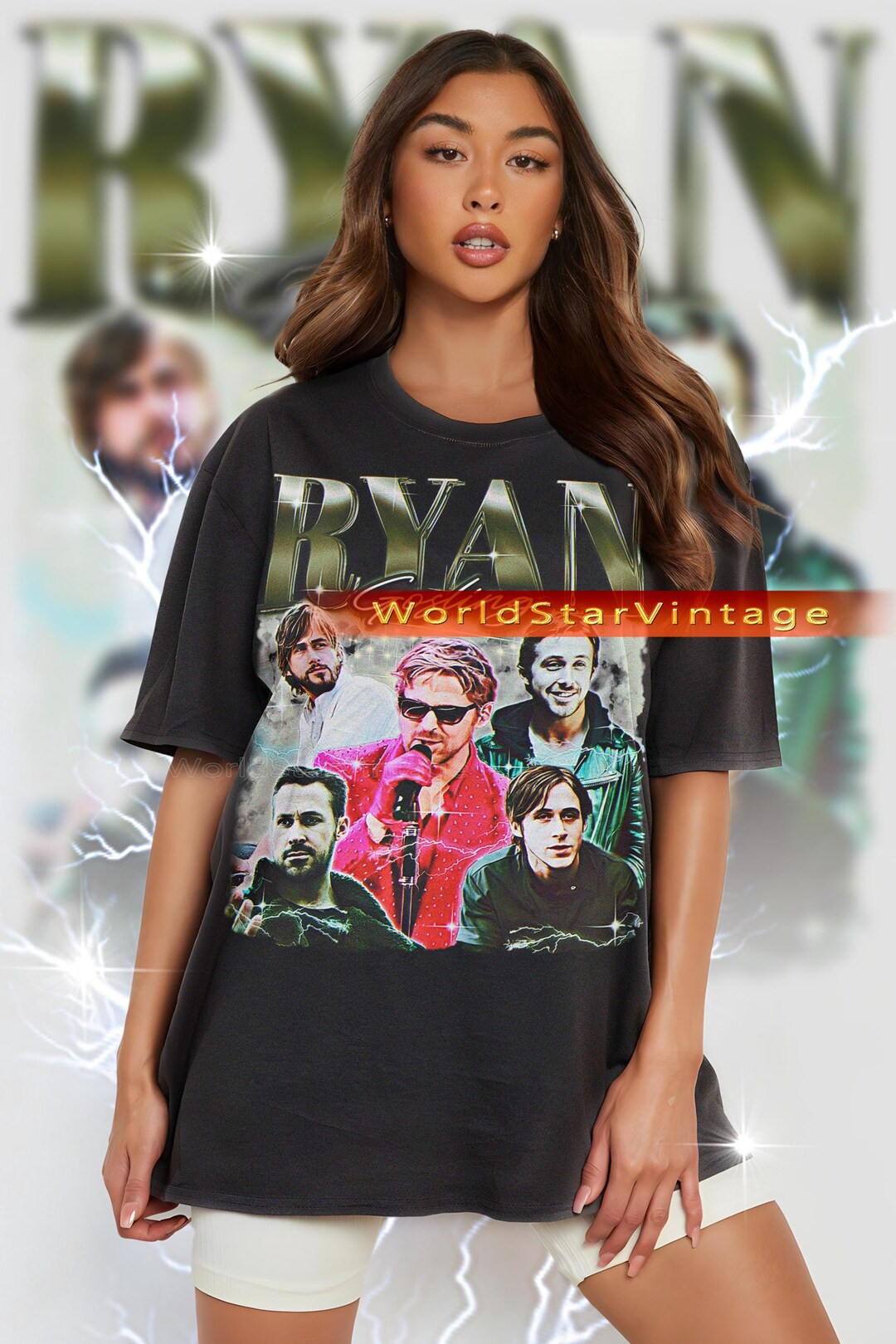 RYAN GOSLING Vintage Shirt, Ryan Gosling Homage Tshirt, Ryan Gosling ...