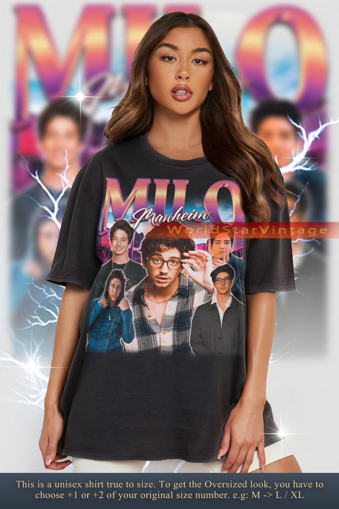 MILO MANHEIM Vintage Shirt, Milo Manheim Homage Tshirt, Milo Manheim ...