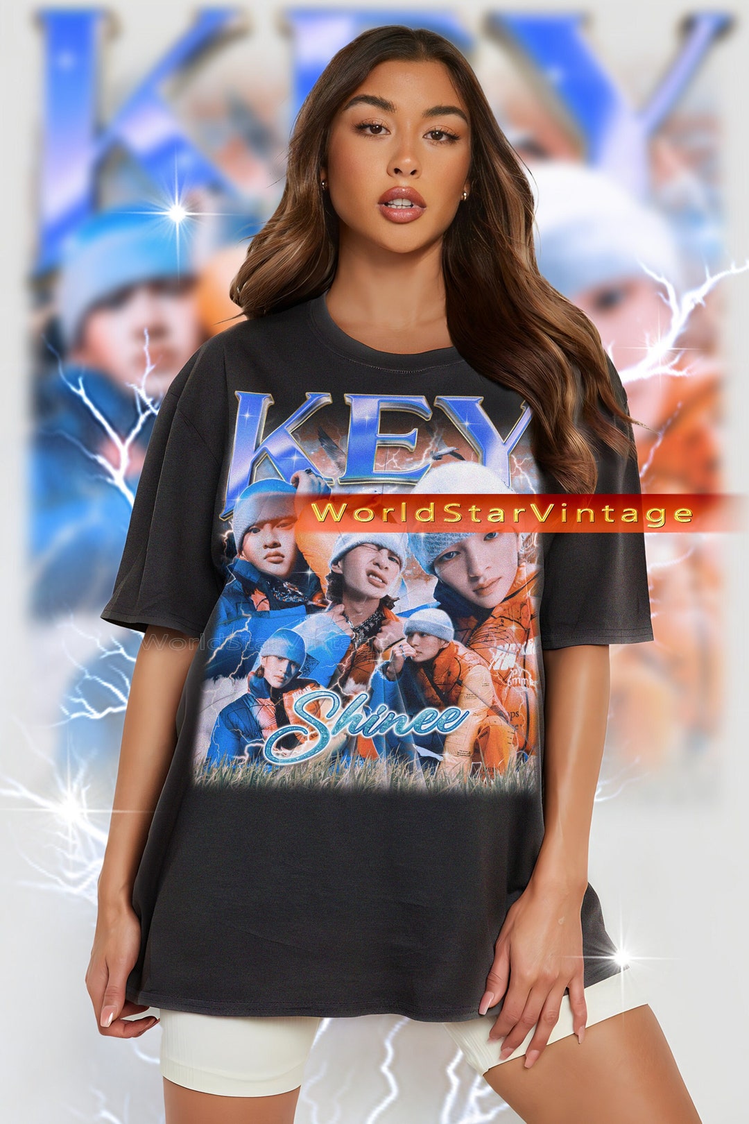 KEY SHINEE, KEY Vintage Shirt, Key Homage Tshirt, Key Fan Tees, Key ...