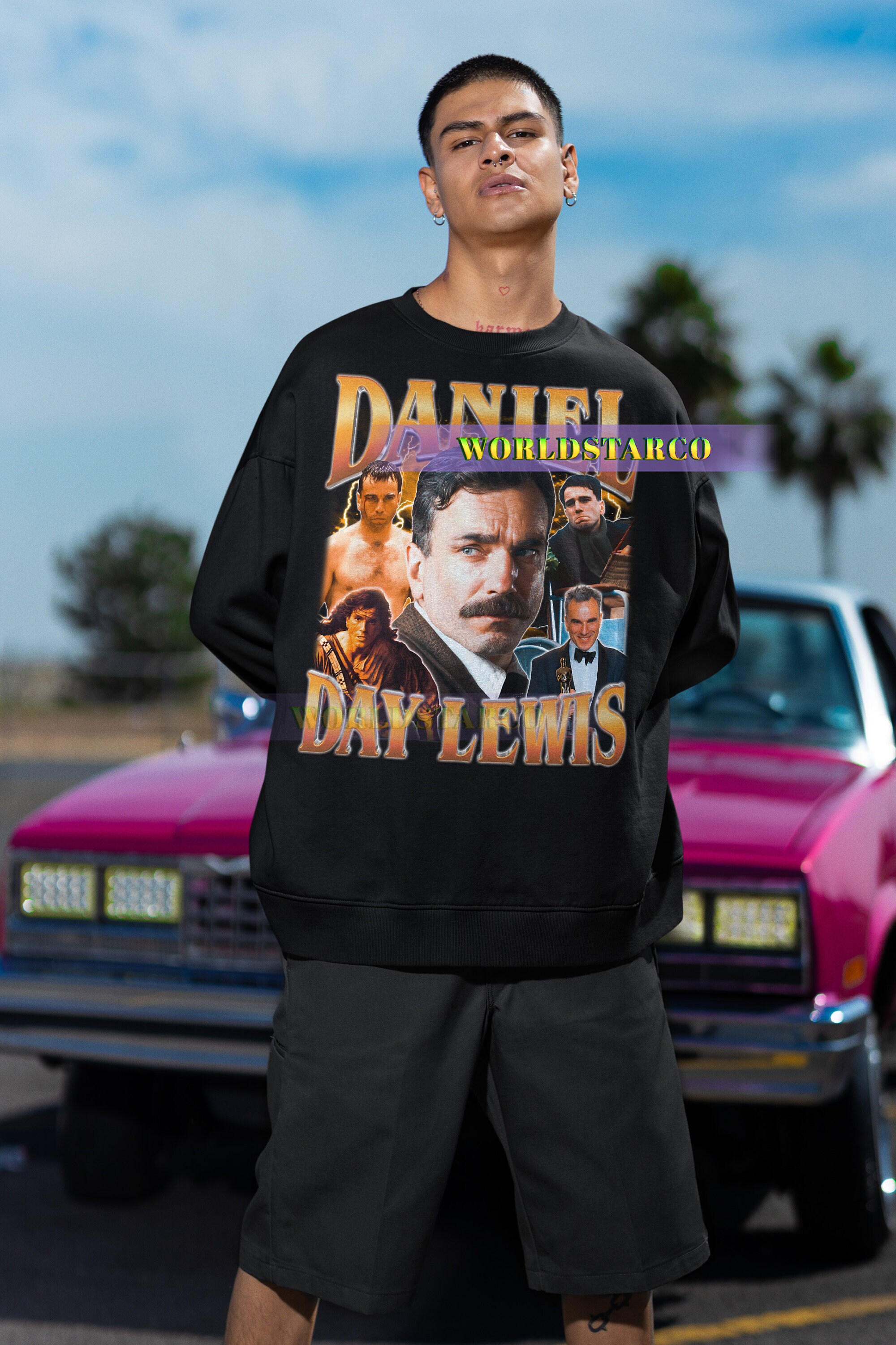 DANIEL DAY LEWIS Vintage Sweatshirt, Daniel Day Lewis Homage Sweater ...