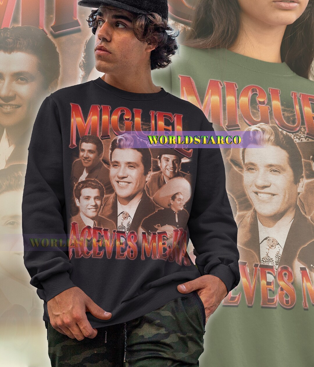 MIGUEL ACEVES MEJÍA Vintage Sweatshirt, Miguel Aceves Mejía Homage ...