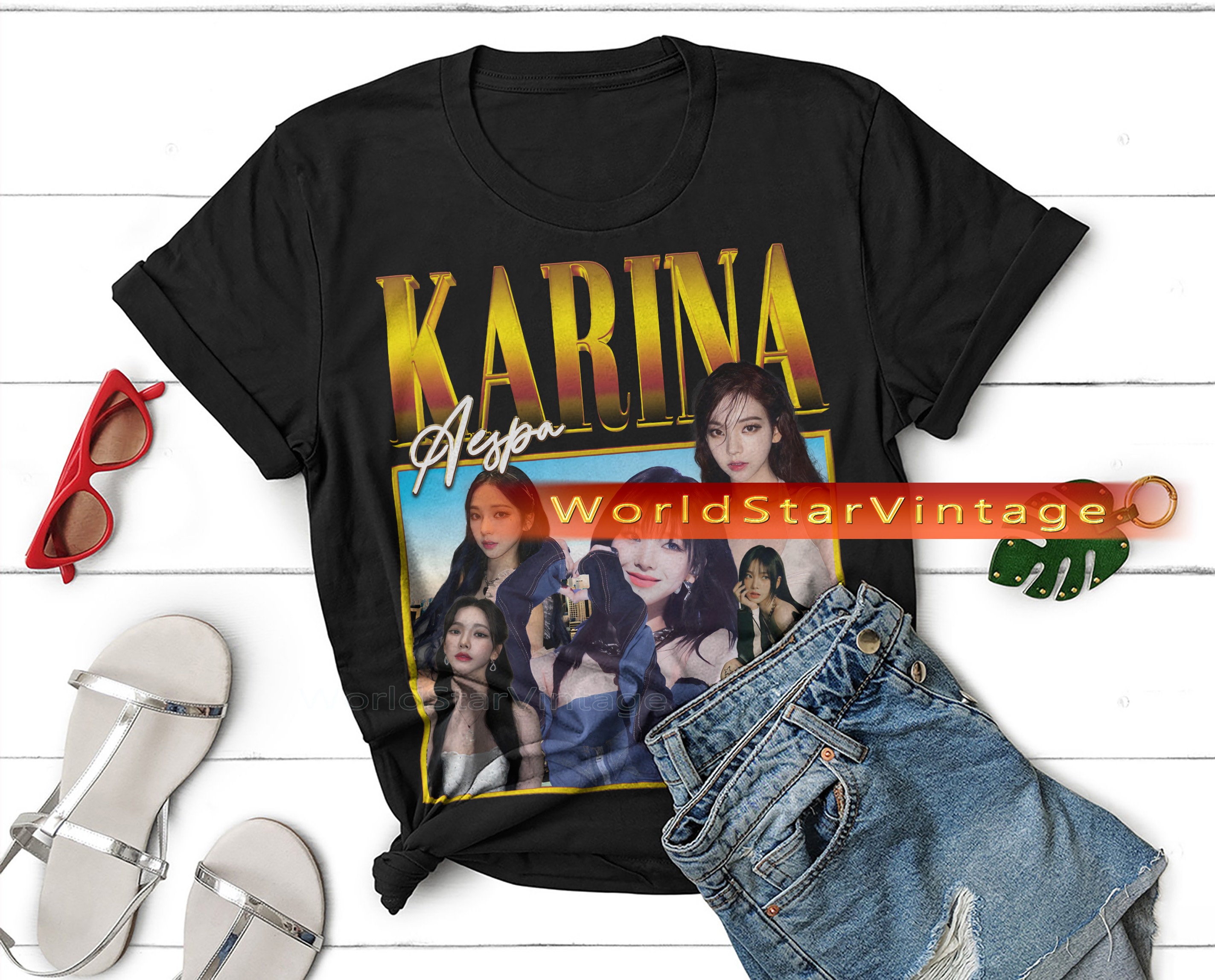 KARINA Vintage Shirt, Karina Homage Tshirt, Karina Fan Tees, Karina ...