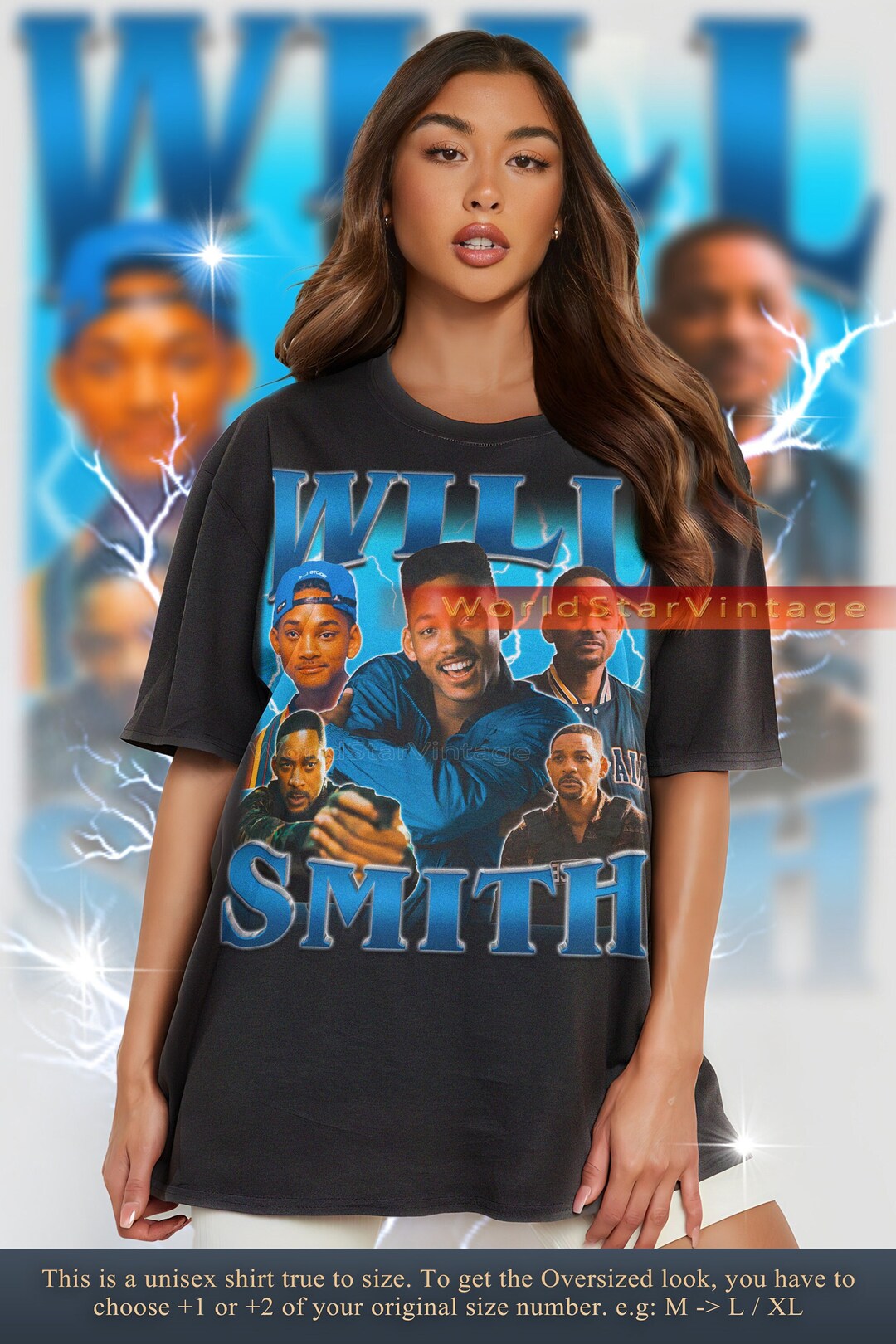 WILL SMITH Vintage Shirt, Will Smith Homage Tshirt, Actor Will Smith ...