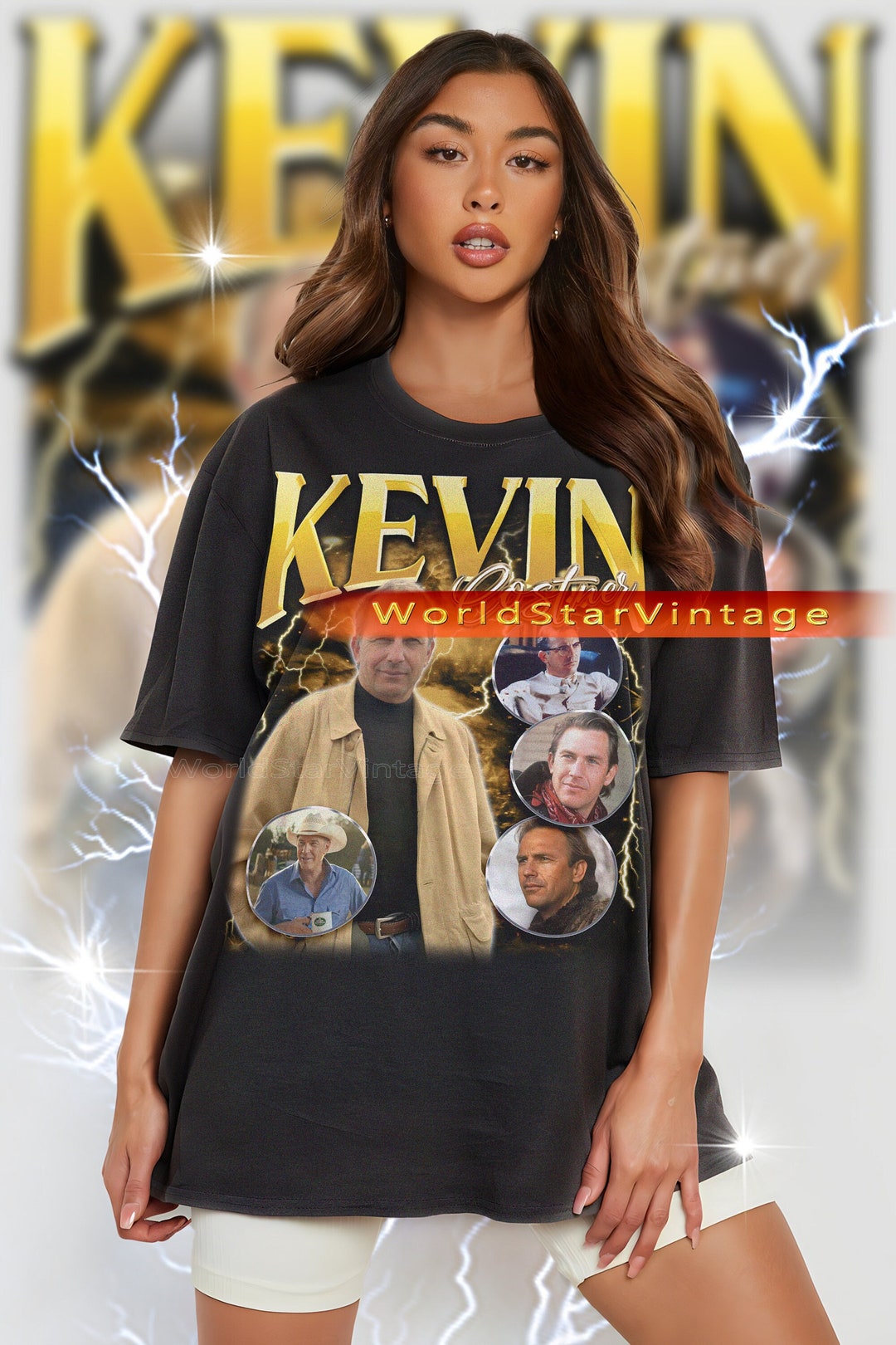 KEVIN COSTNER Vintage Shirt, Kevin Costner Homage Tshirt, Kevin Costner ...