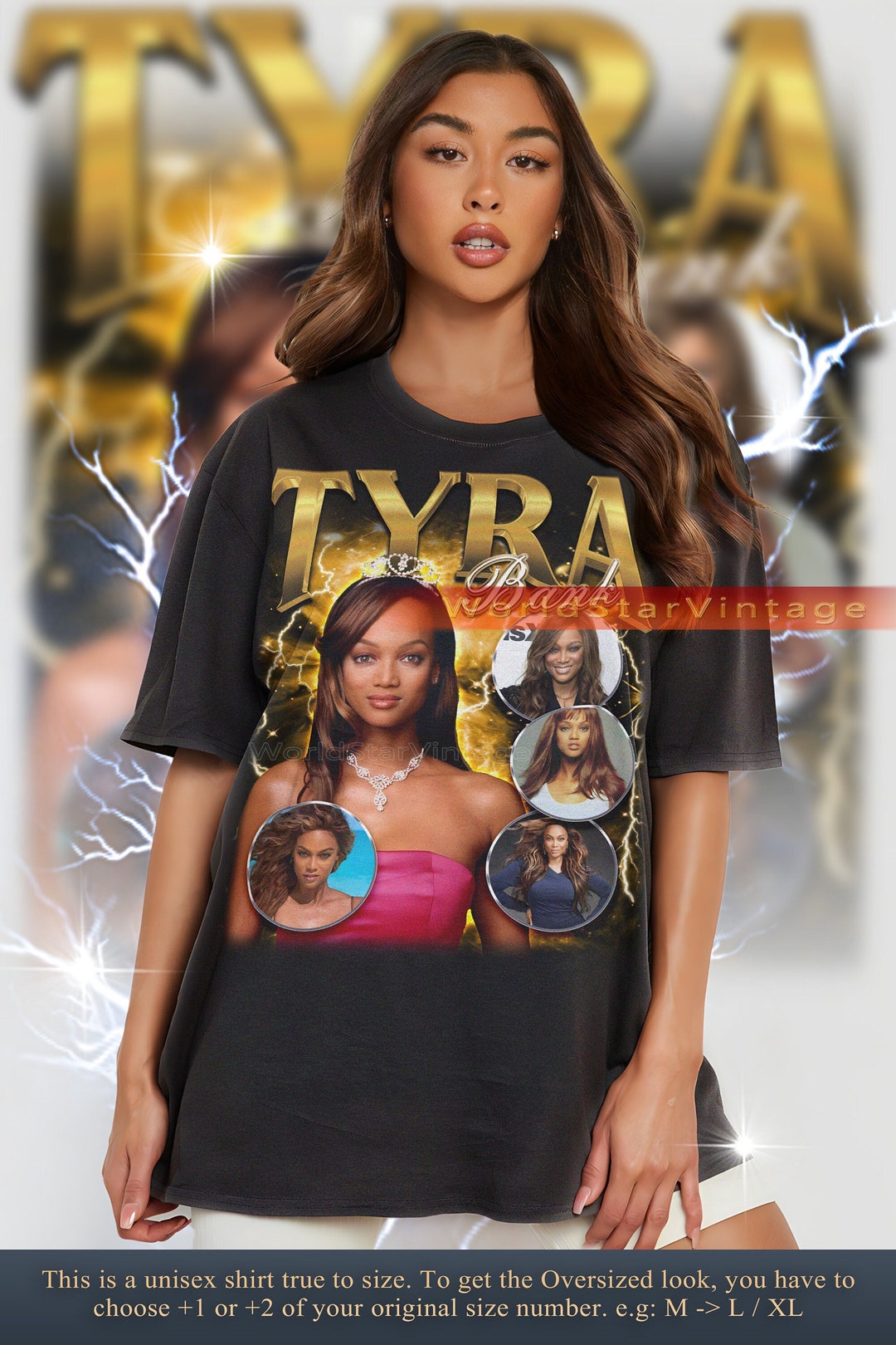 TYRA BANKS Vintage Shirt, Tyra Banks Homage Tshirt, Tyra Banks Fan Tees, Tyra Banks Retro 90s ...