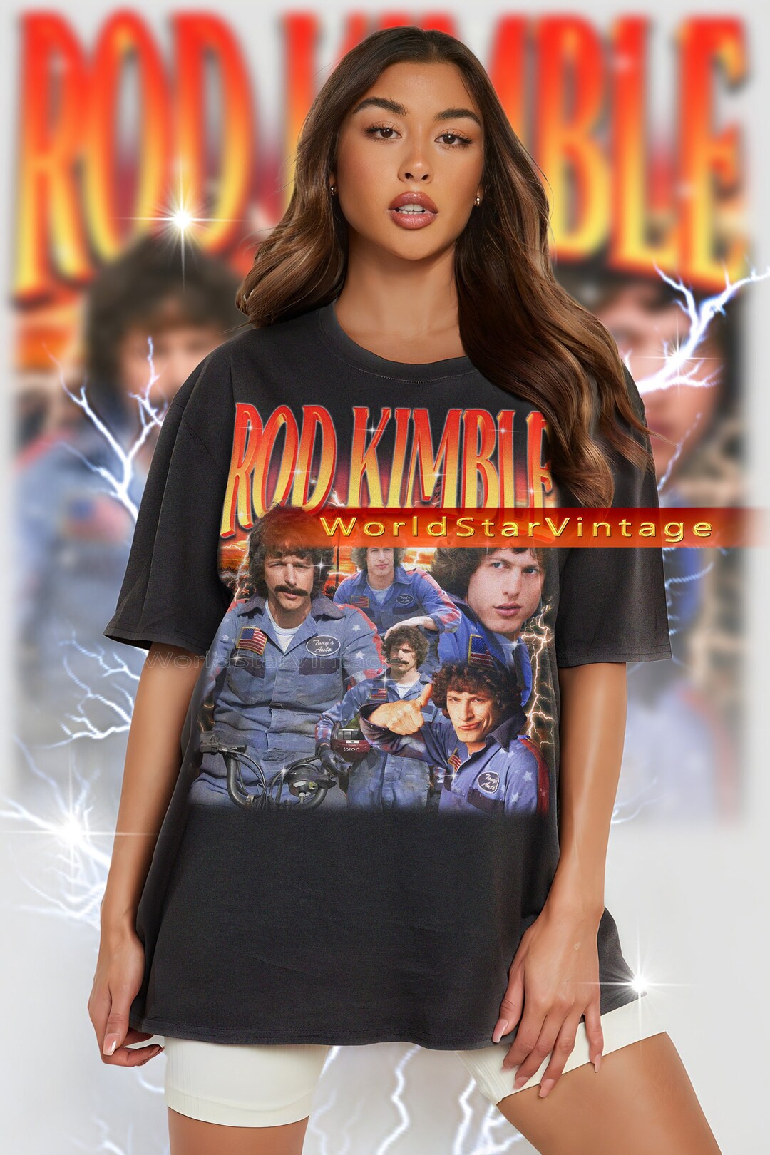 Camiseta retro Rod Kimble, camisa Rod Kimble, camisa retro Stuntmant ...