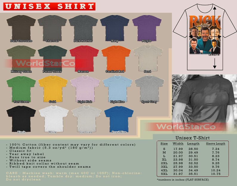 RICK ASTLEY Vintage Tshirt, Rick Astley Homage Shirt, Rick Astley Fan ...