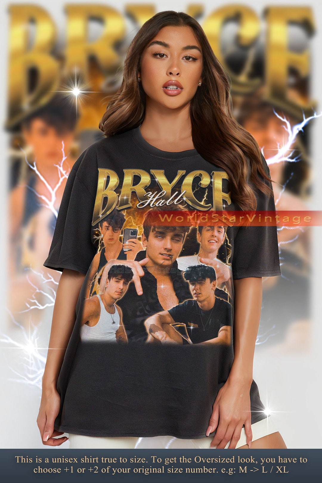 BRYCE HALL Vintage Shirt, Bryce Hall Homage Tshirt, Influencer Bryce ...