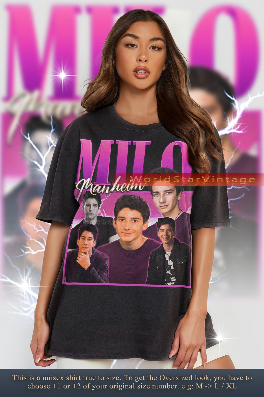 MILO MANHEIM Vintage Shirt, Milo Manheim Homage Tshirt, Milo Manheim ...