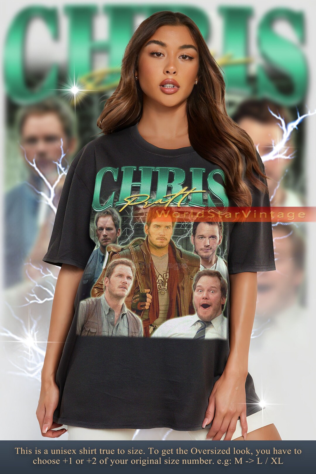 CHRIS PRATT Vintage Shirt, Chris Pratt Rap 90s Hip-hop Style Tshirt ...