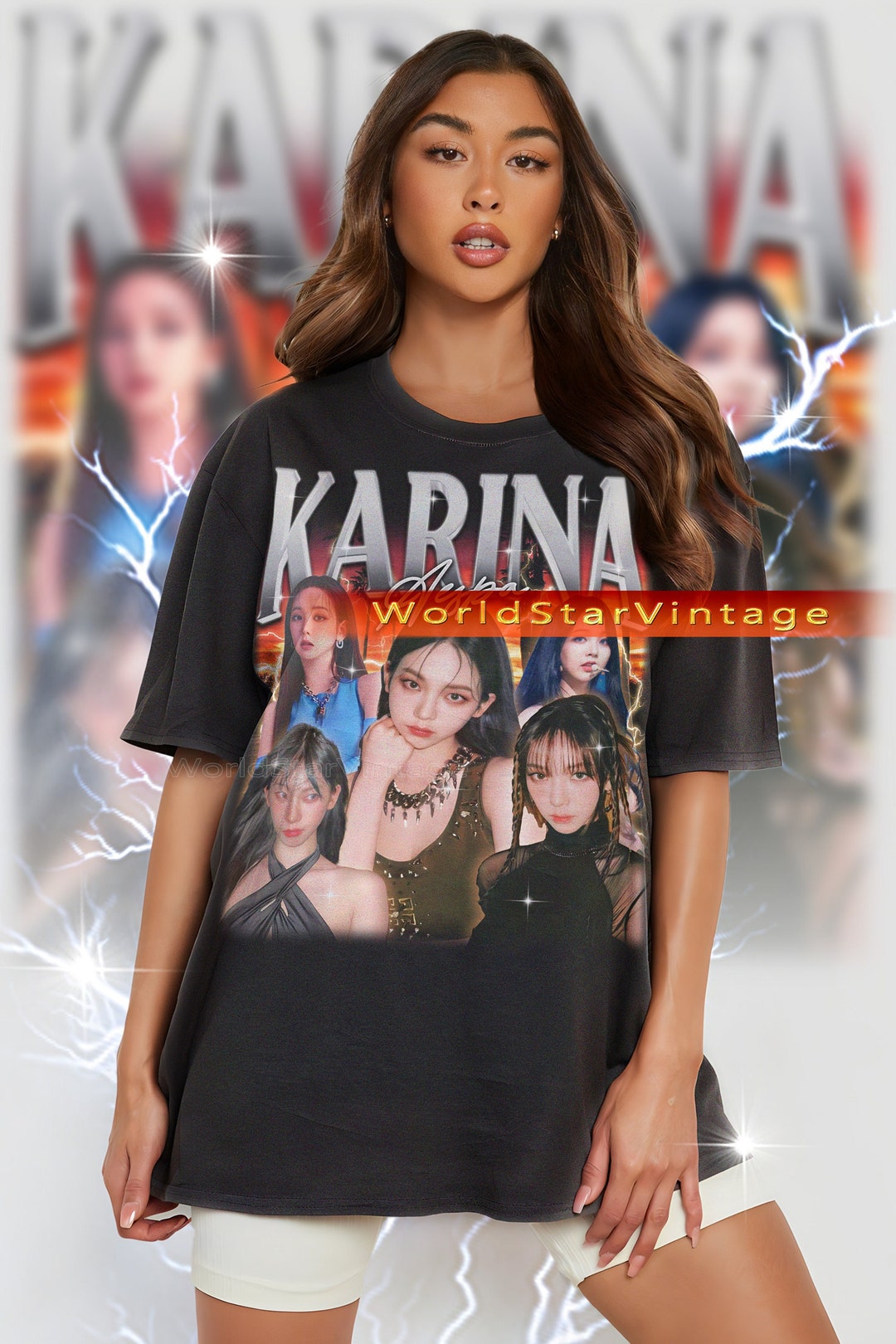 KARINA Vintage Shirt, Karina Homage Tshirt, Karina Fan Tees, Karina ...