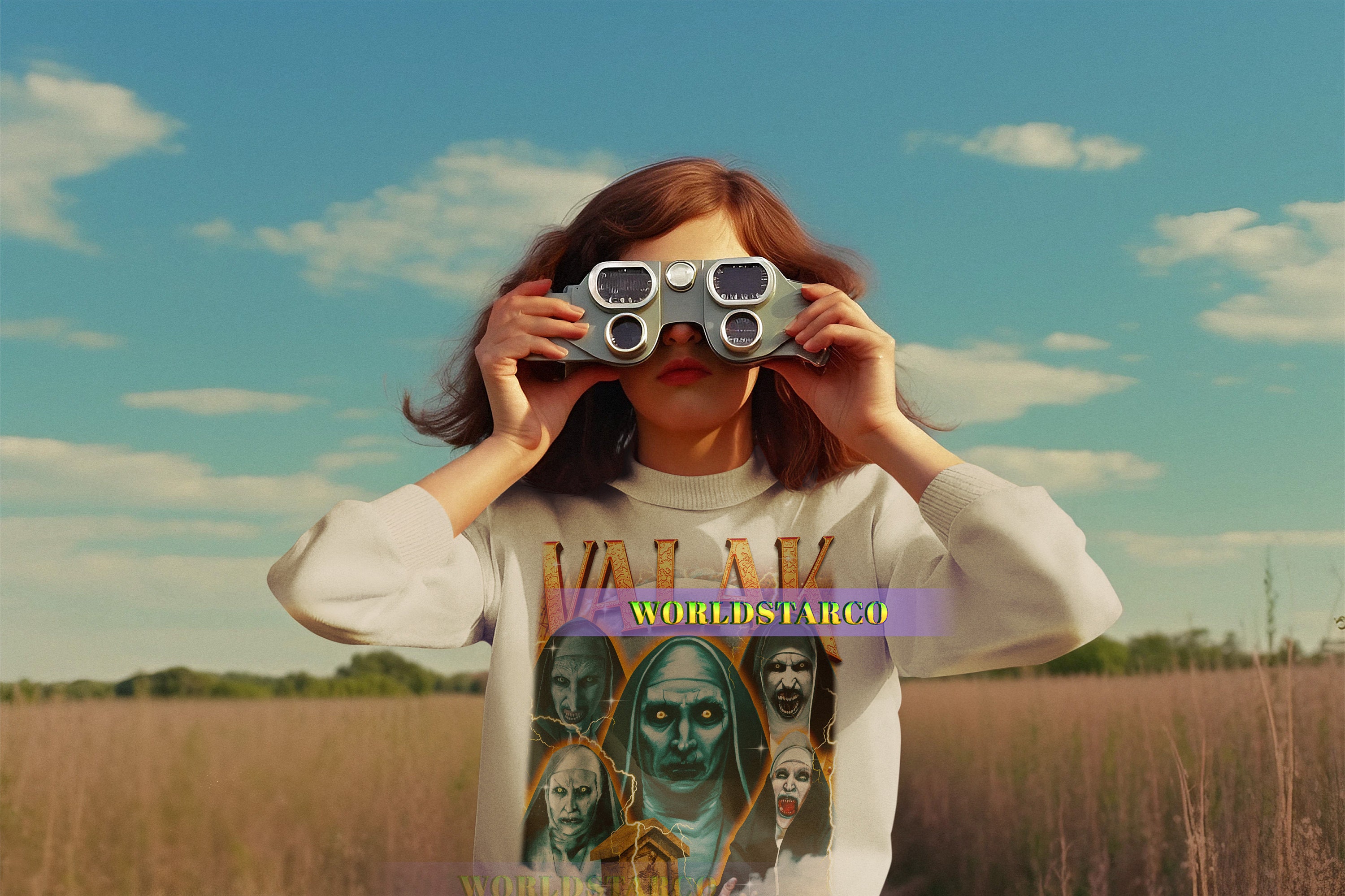 VALAK Vintage Sweatshirt, Valak Homage Sweater, Valak Fan Clothing ...
