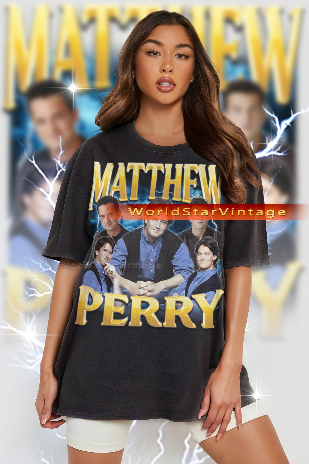 MATTHEW PERRY Vintage Tshirt, Matthew Perry Homage Shirt, Matthew Perry ...