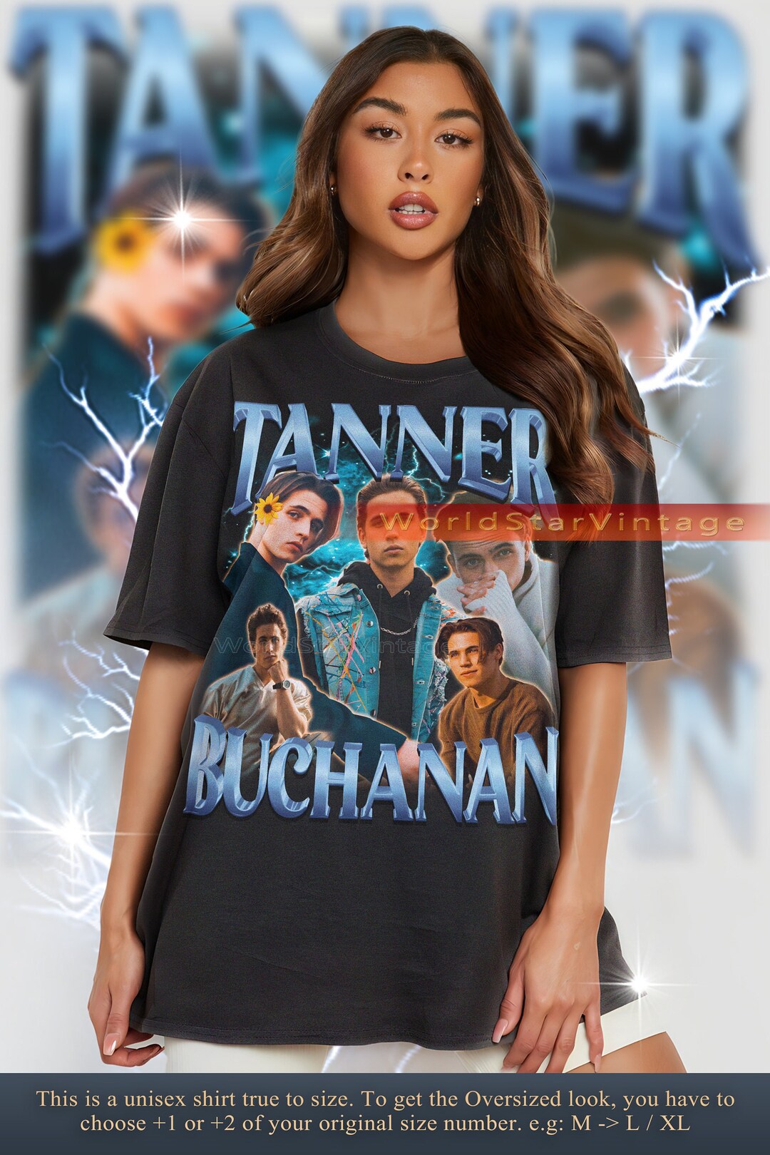 TANNER BUCHANAN Camisa vintage, Camiseta de homenaje a Tanner Buchanan ...