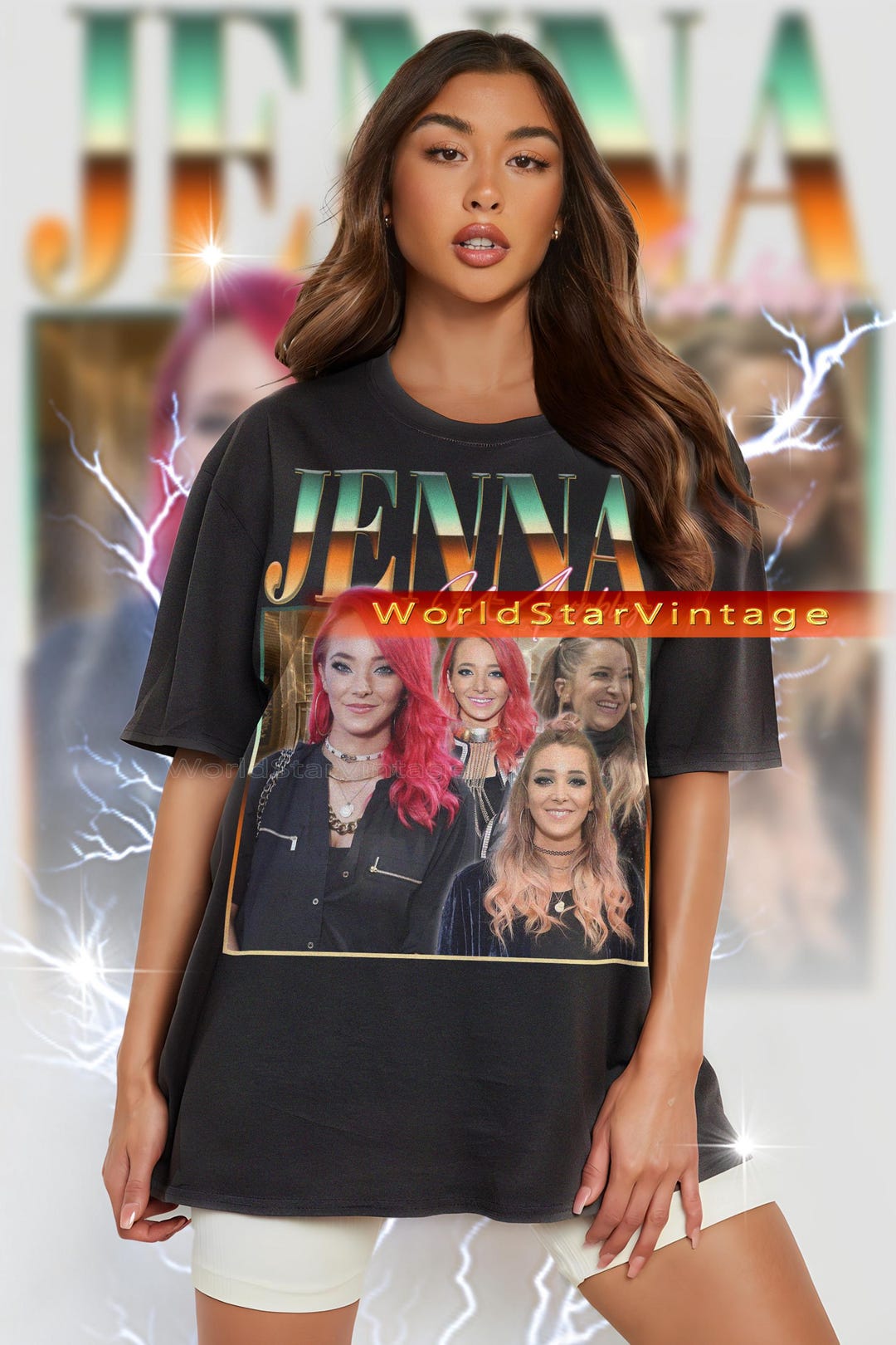 JENNA MARBLES Vintage Tee, Jenna Marbles Retro Shirt, 90s Youtube ...