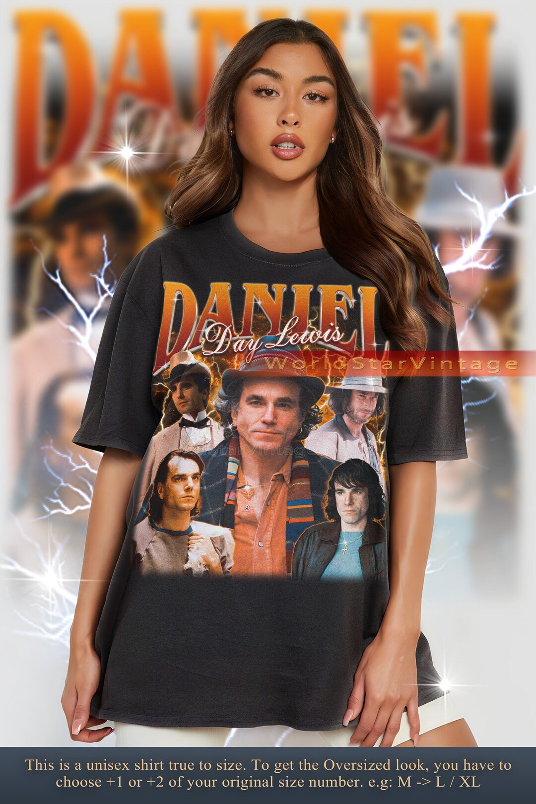 DANIEL DAY LEWIS Vintage Shirt, Daniel Day Lewis Homage Tshirt, Daniel ...