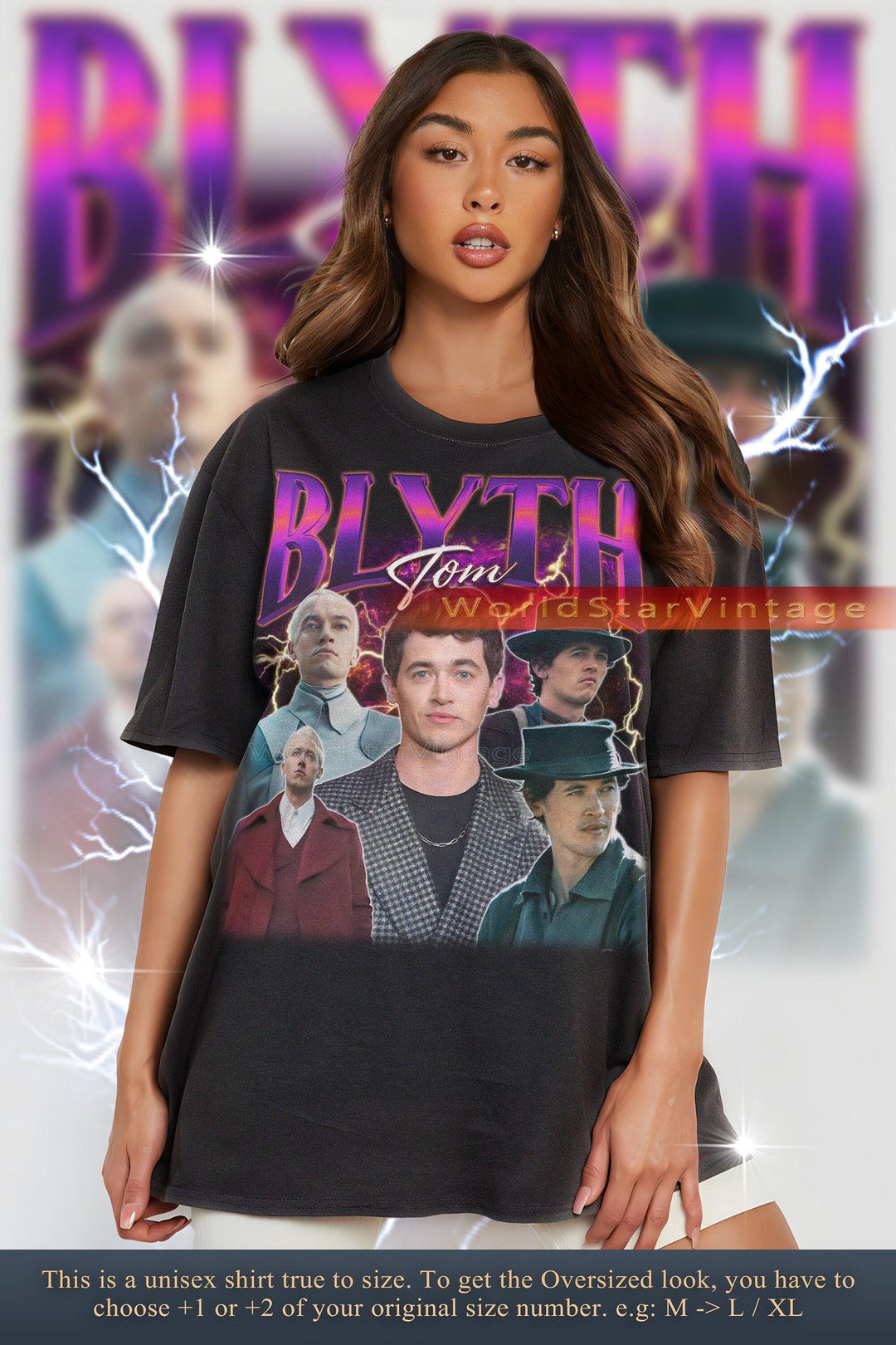 Camisa vintage de TOM BLYTH, camiseta de homenaje a Tom Blyth ...