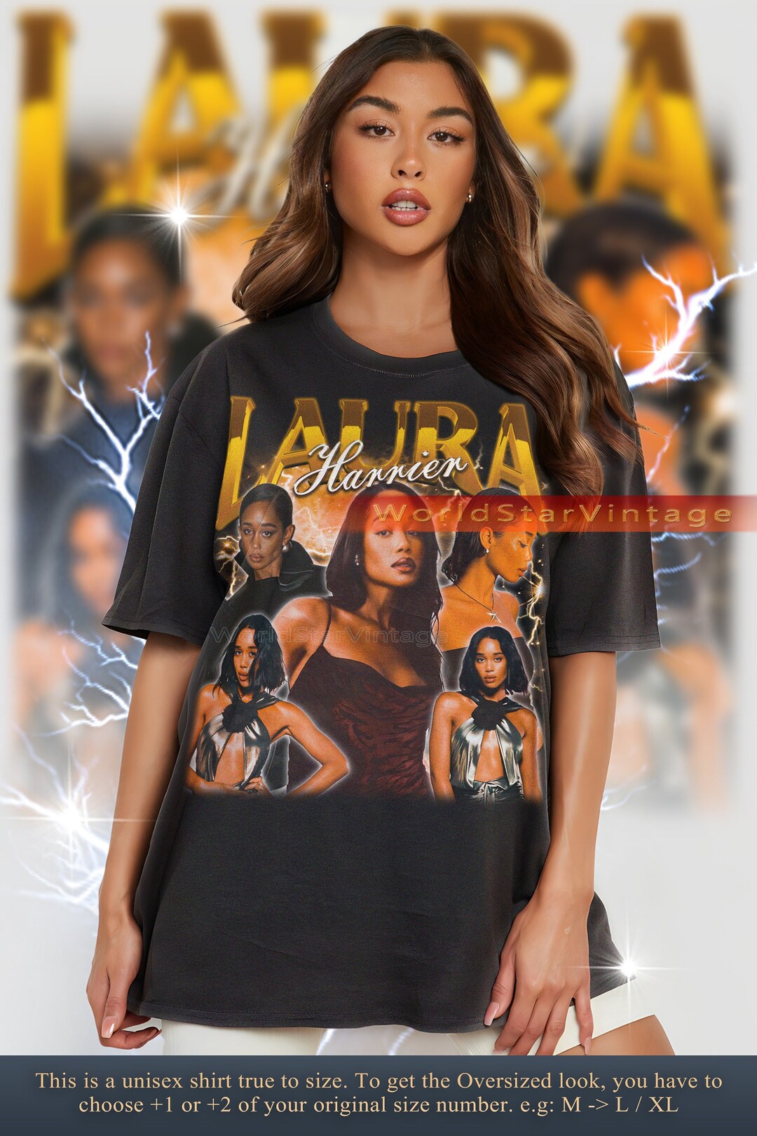LAURA HARRIER Vintage Shirt, Laura Harrier Homage Tshirt, Laura Harrier ...