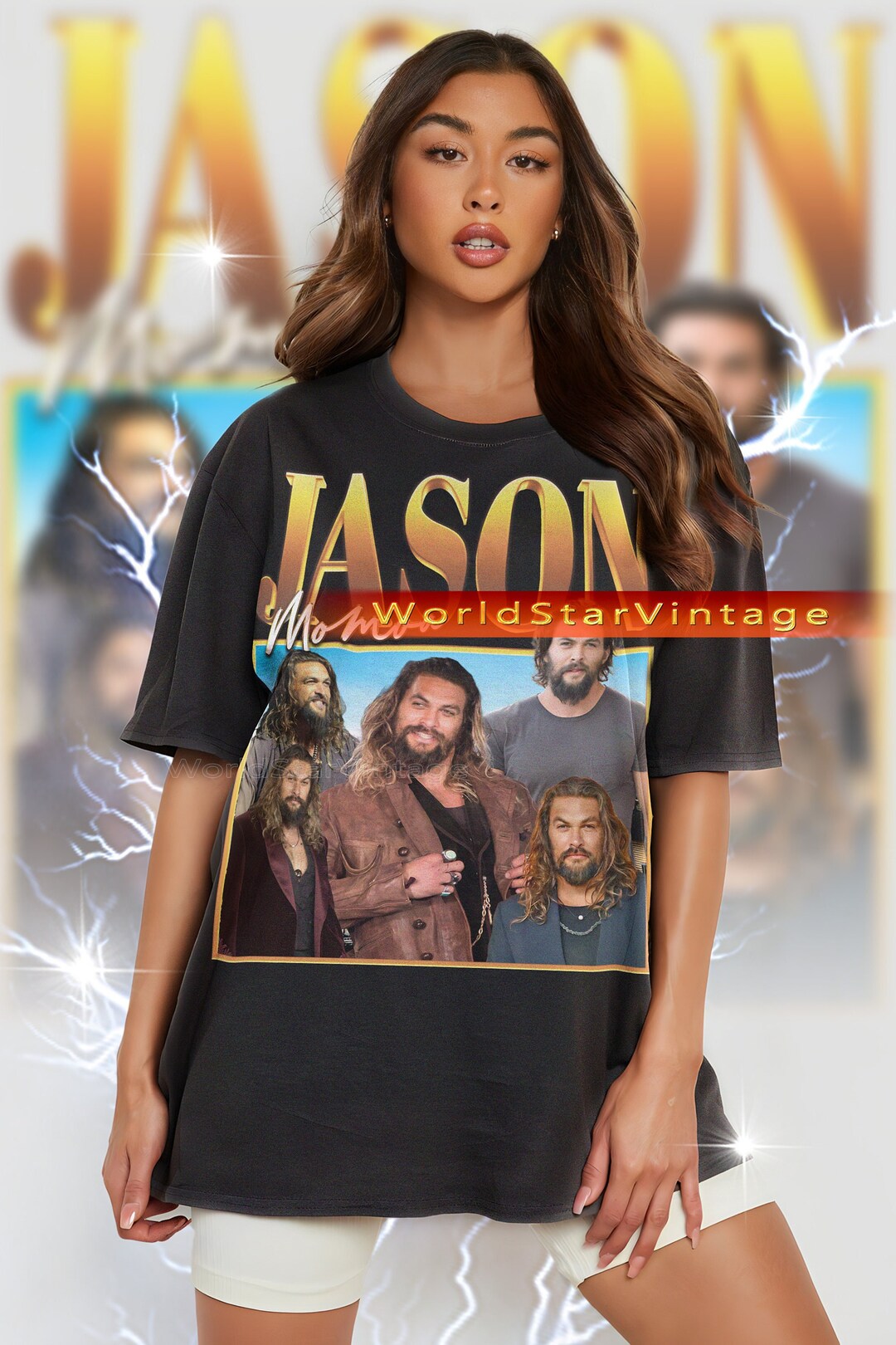 JASON MOMOA Vintage Shirt, Jason Momoa Homage Tshirt, Jason Momoa Fan ...