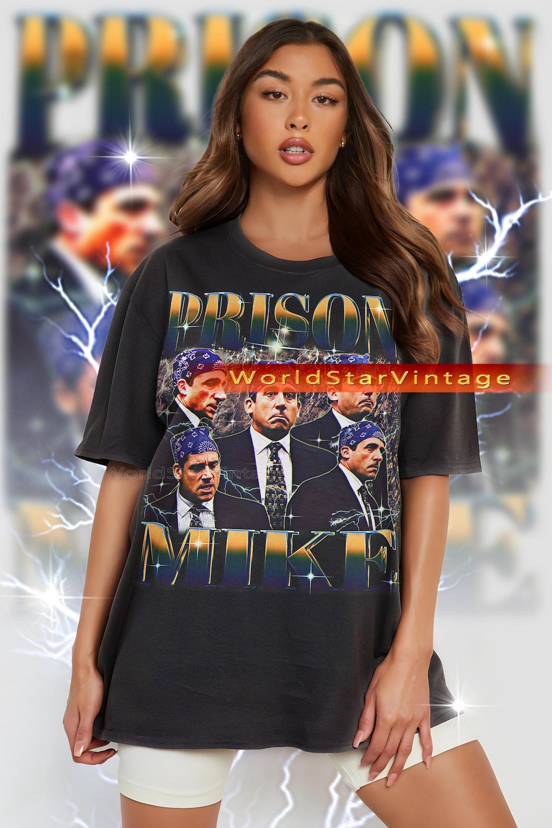 PRISON MIKE Vintage Shirt, Prison Mike Homage Tshirt, Prison Mike Fan ...