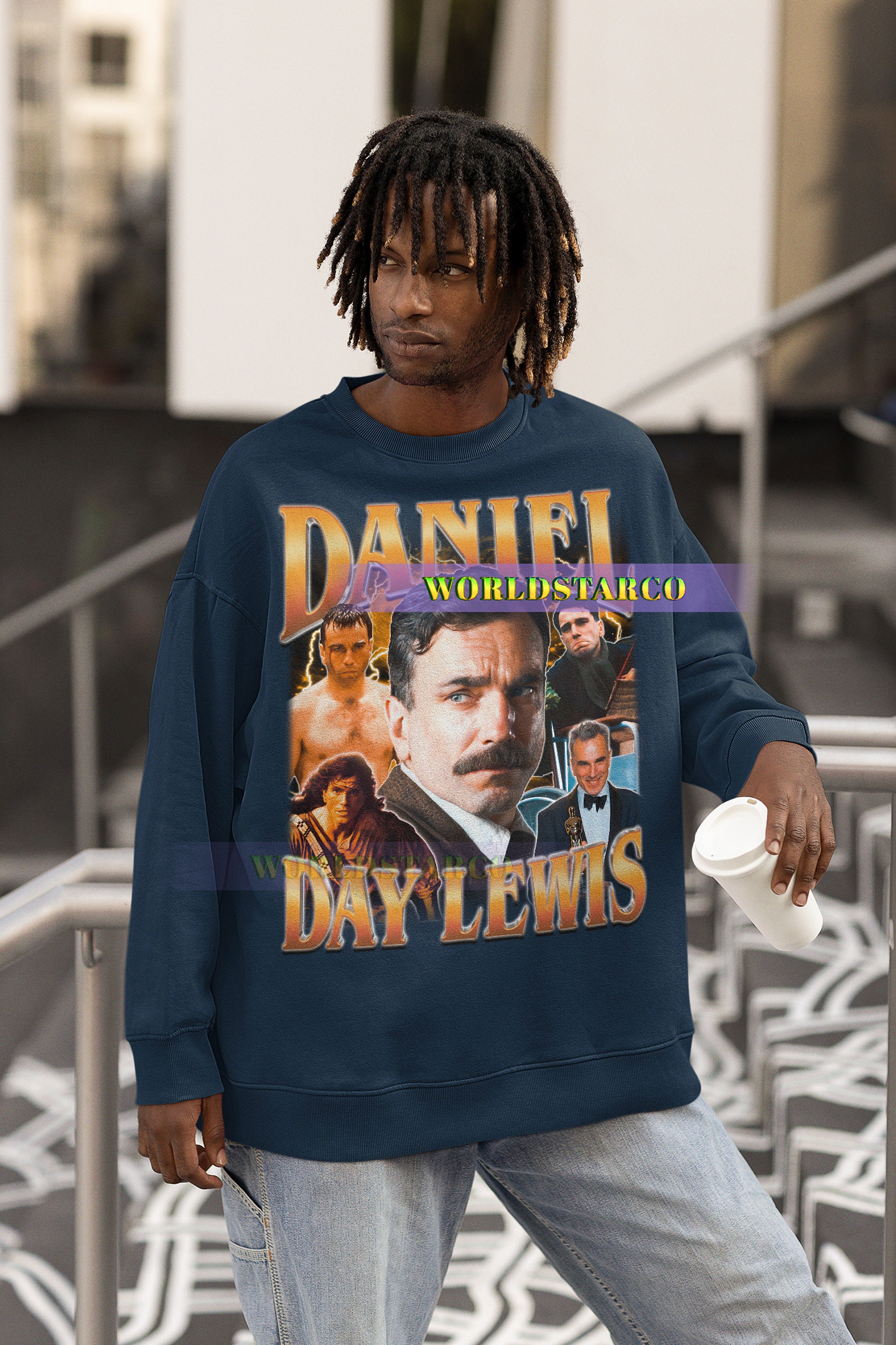 DANIEL DAY LEWIS Vintage Sweatshirt, Daniel Day Lewis Homage Sweater ...