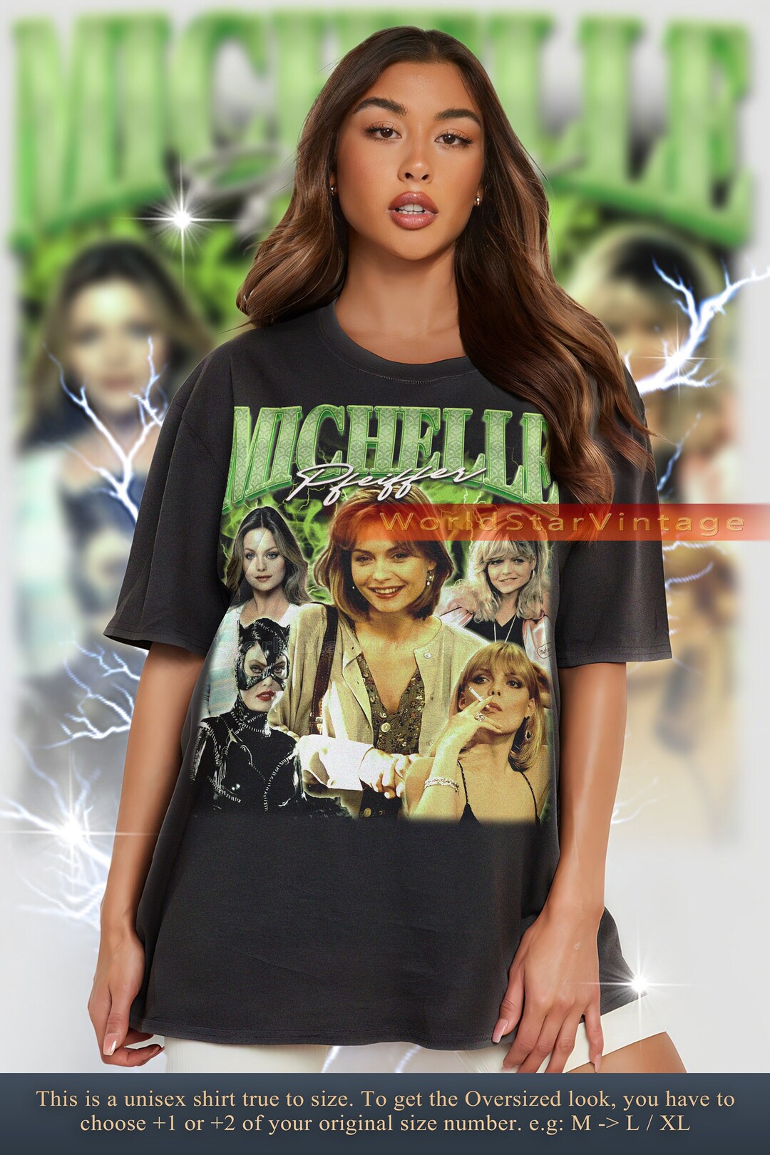 MICHELLE PFEIFFER Vintage Tshirt, Michelle Pfeiffer Homage Shirt ...