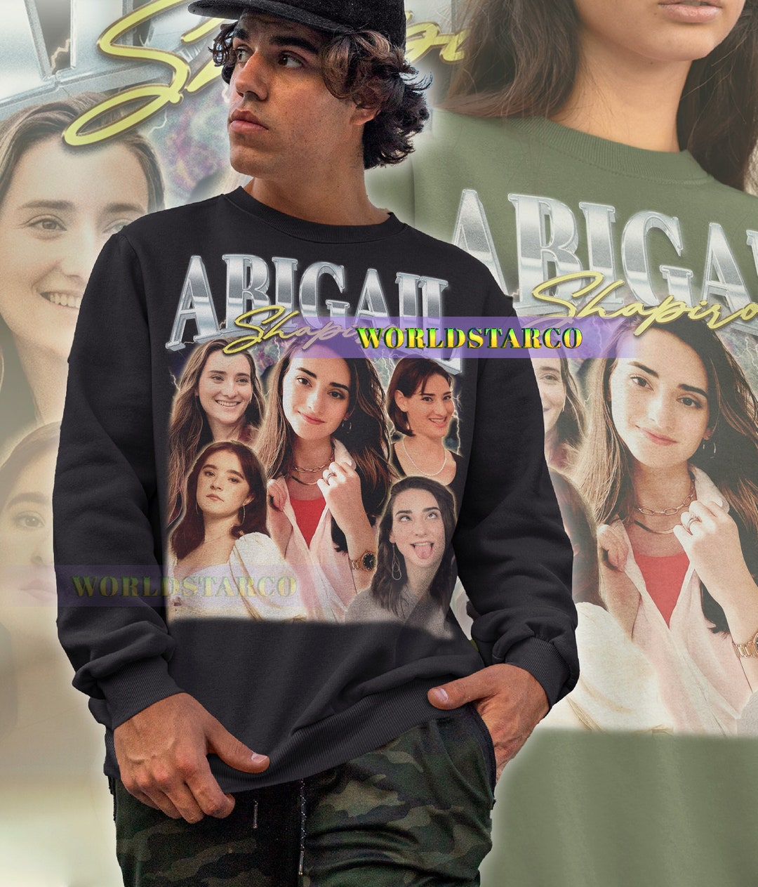 ABIGAIL SHAPIRO Vintage Sweatshirt, Abigail Shapiro Homage Sweater ...