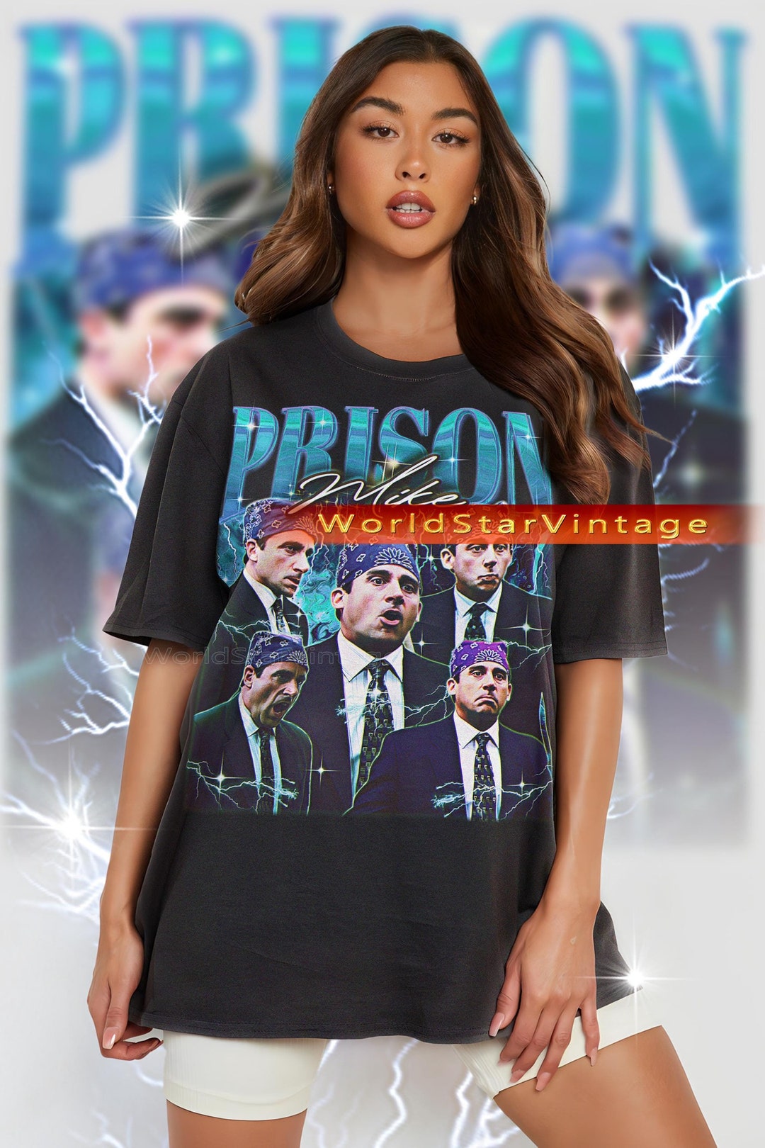PRISON MIKE Vintage Shirt, Prison Mike Homage Tshirt, Prison Mike Fan ...