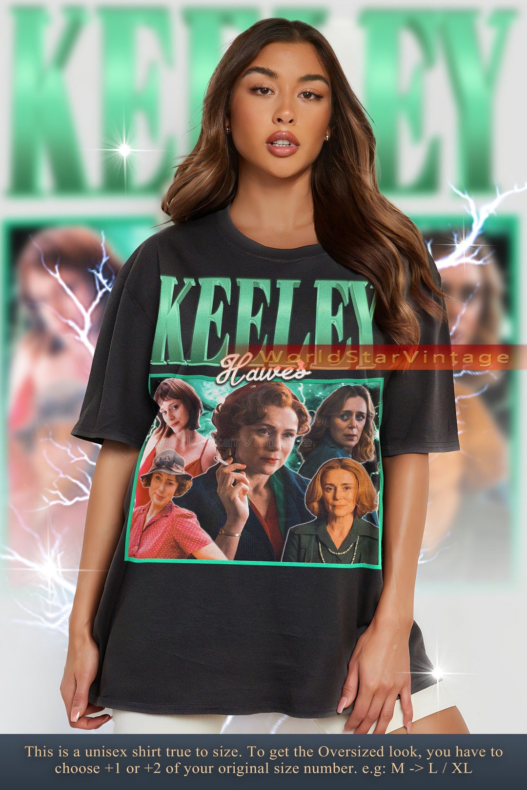 KEELEY HAWES Vintage Shirt, Keeley Hawes Homage Tshirt, Keeley Hawes ...