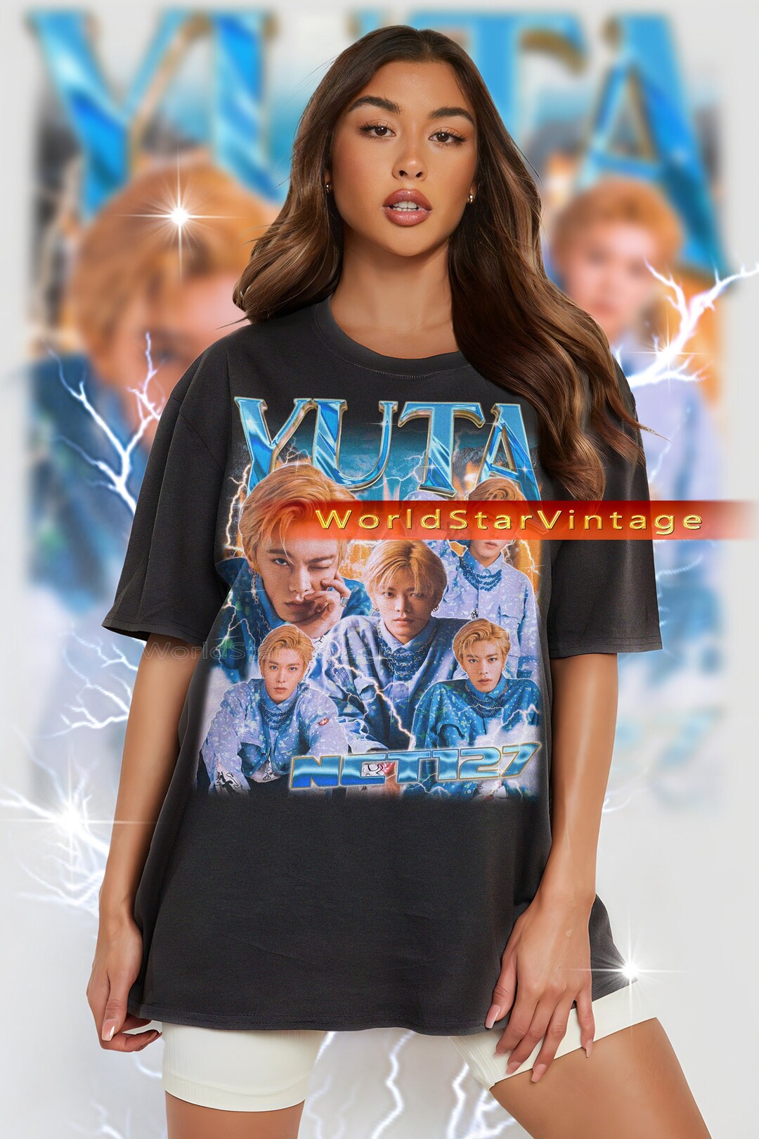 YUTA NCT, Yuta Nakamoto, YUTA Vintage Shirt, Yuta Homage Tshirt, Yuta ...