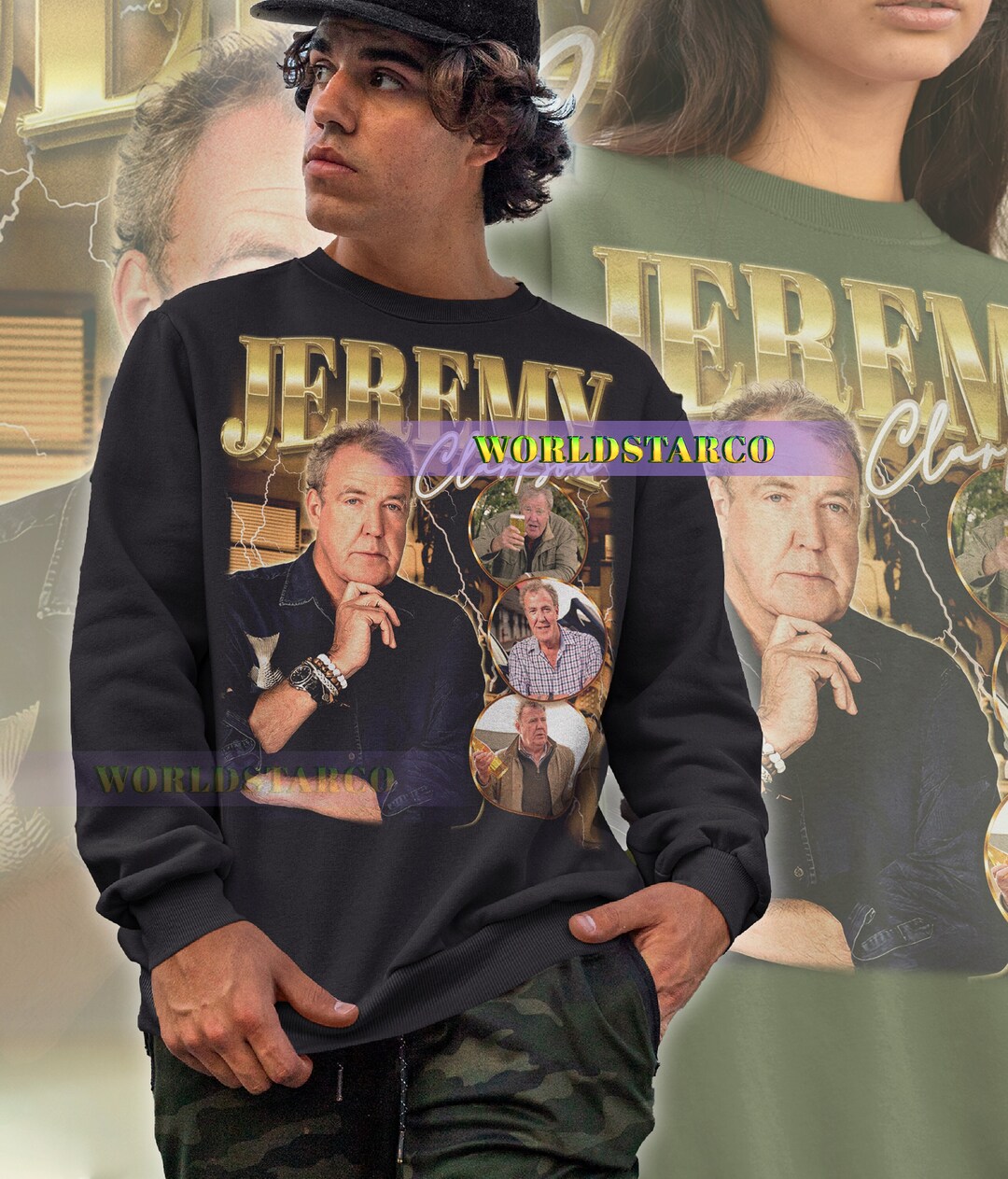 JEREMY CLARKSON Vintage Sweatshirt, Jeremy Clarkson Homage Sweater ...