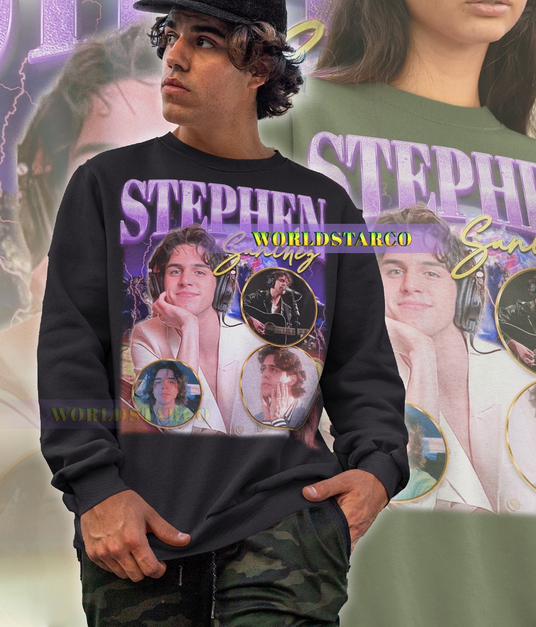 STEPHEN SANCHEZ Vintage Sweatshirt, Stephen Sanchez Sweater, Stephen ...