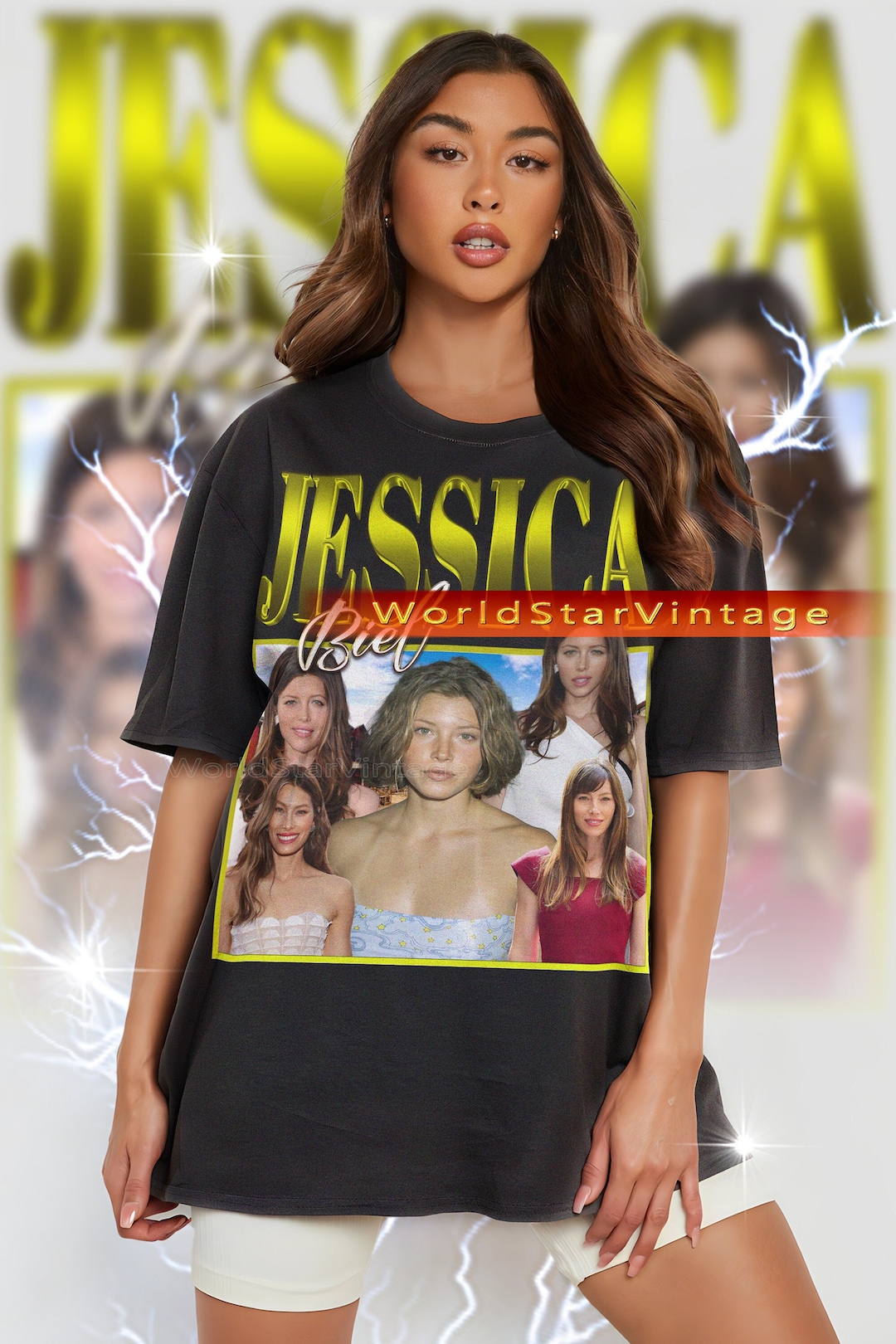 JESSICA BIEL Vintage Shirt, Jessica Biel Homage Tshirt, Jessica Biel ...