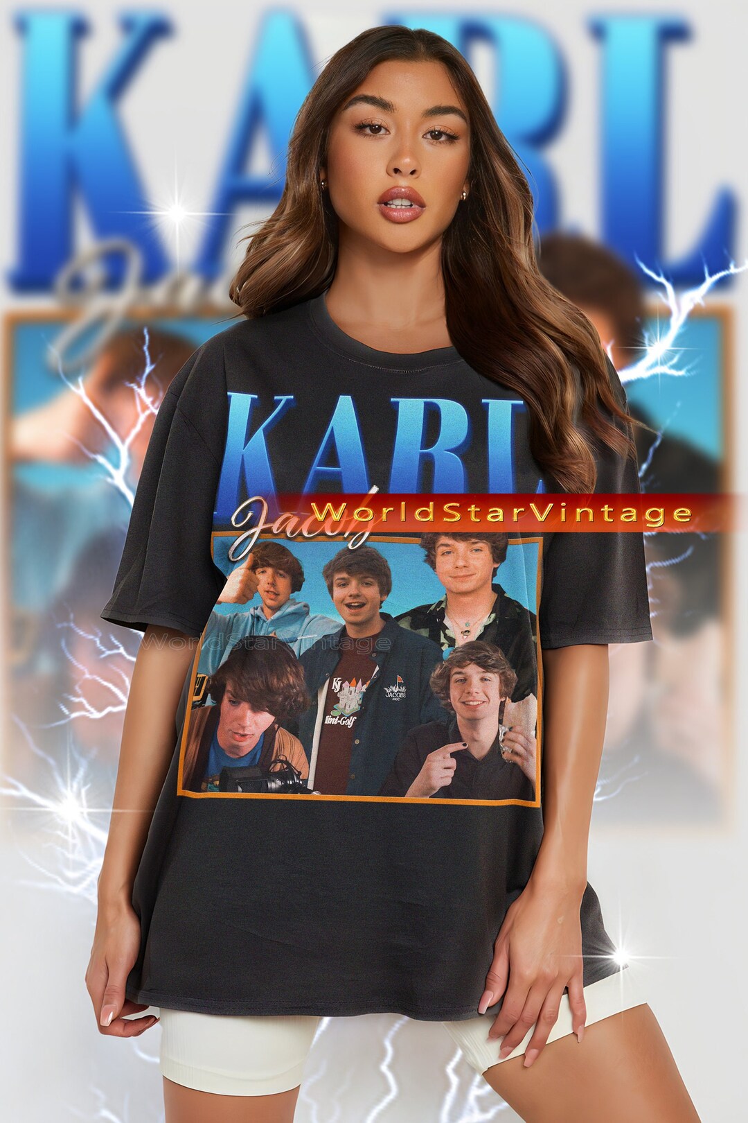 KARL JACOBS Vintage Shirt, Karl Jacobs Homage Tshirt, Karl Jacobs Fan ...