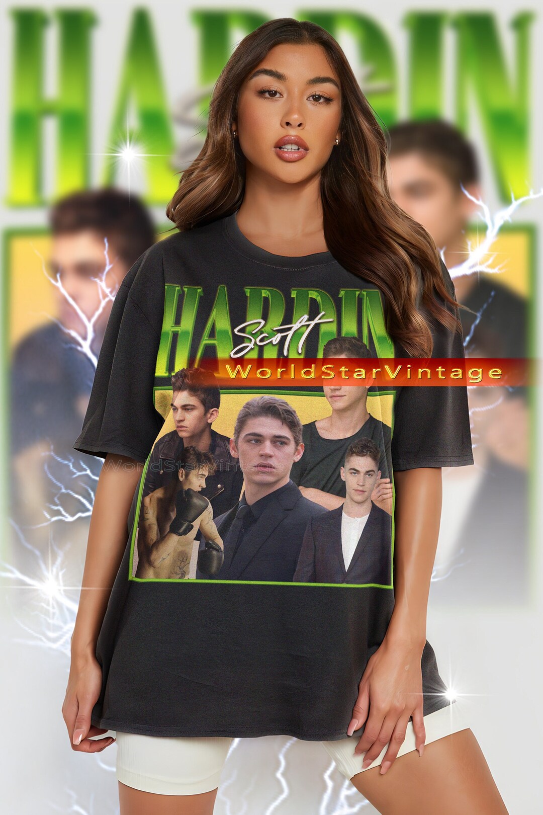 HARDIN SCOTT Retro Tshirt, Hardin Scott Fan Club Shirt, Hardin Scott ...