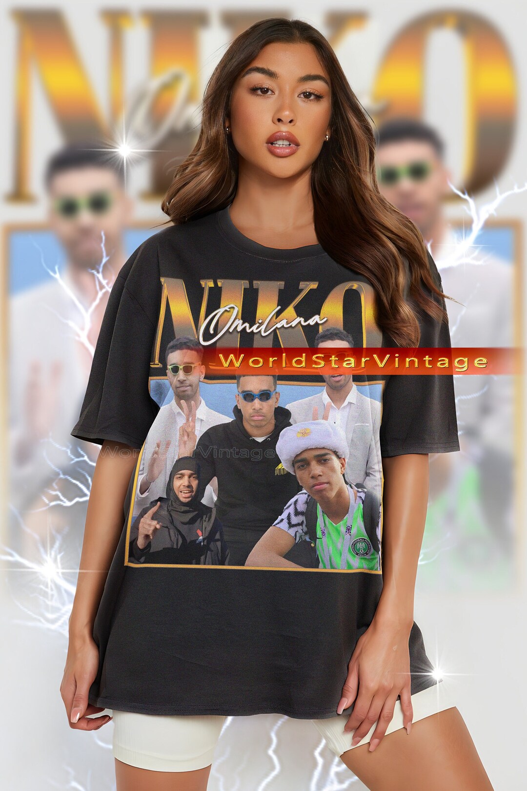 NIKO OMILANA Vintage Tshirt, Niko Omilana Homage Shirt, Niko Omilana ...