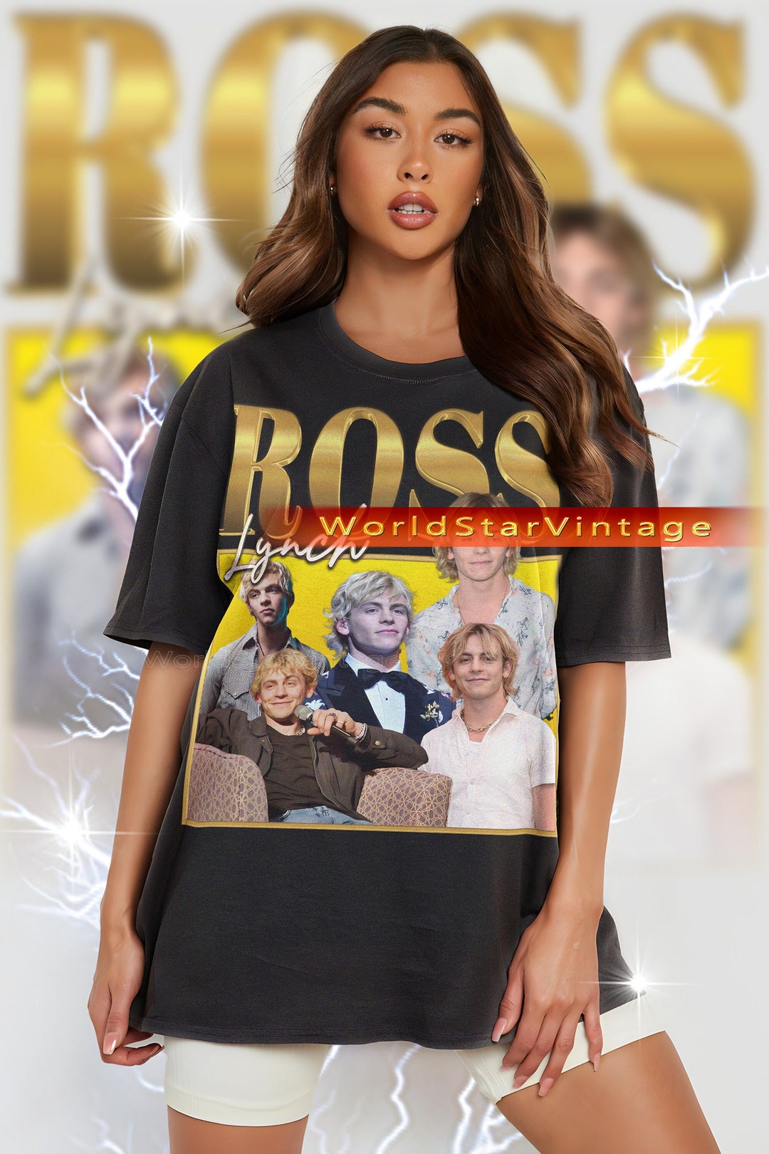 ROSS LYNCH Vintage Shirt, Ross Lynch Homage Tshirt, Ross Lynch Fan Tees ...