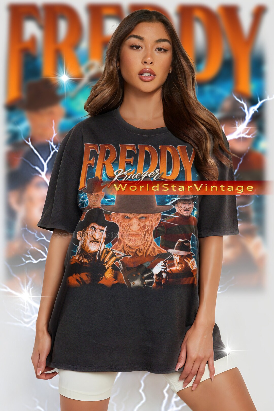 FREDDY KRUEGER Vintage Tshirt, Freddy Krueger Homage Shirt, Freddy ...