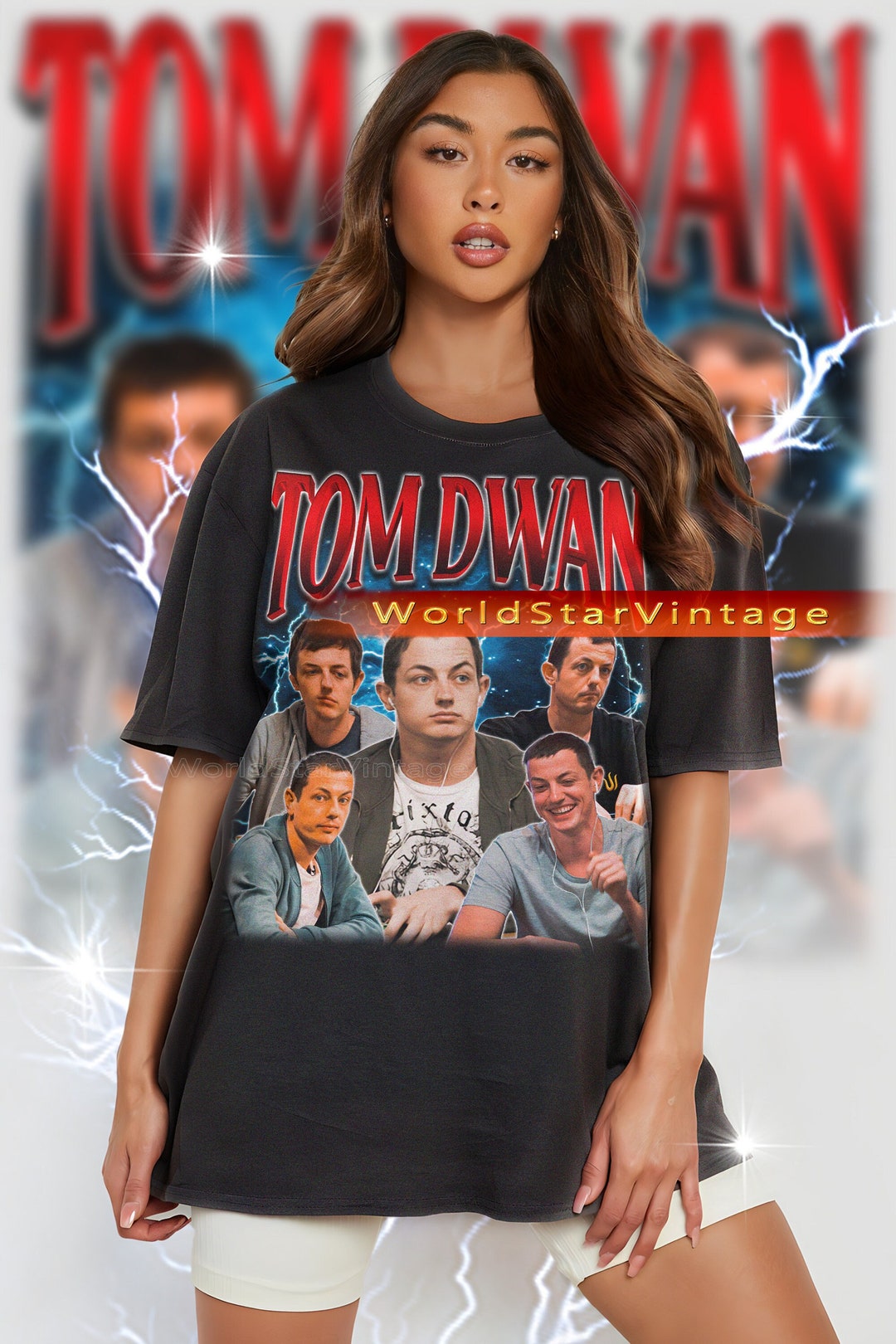 TOM DWAN Vintage Shirt, Tom Dwan Homage Tshirt, Tom Dwan Fan Tees, Tom ...