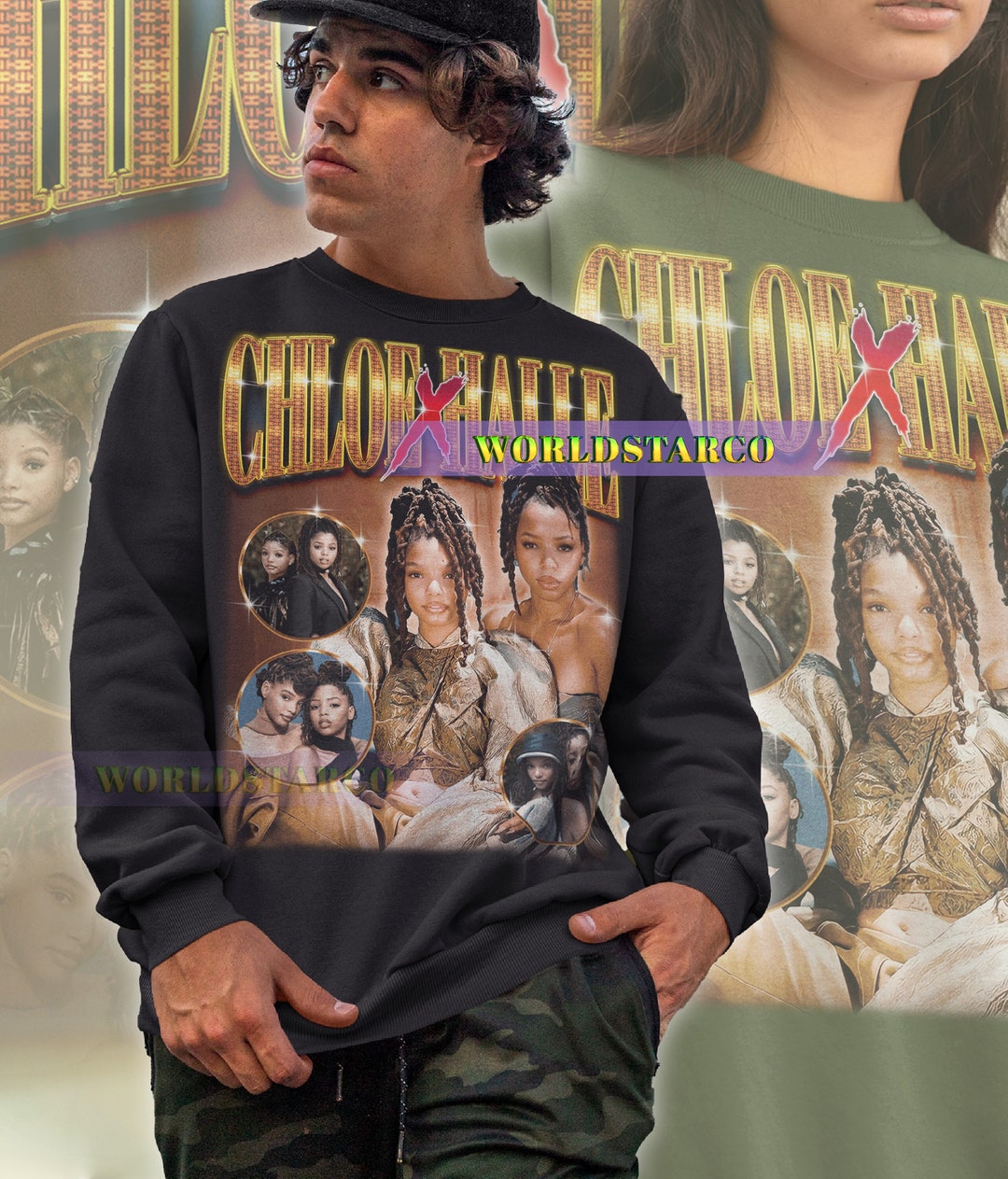 CHLOE X HALLE Vintage Sweatshirt, Chloe X Halle Homage Sweater, Chloe X ...
