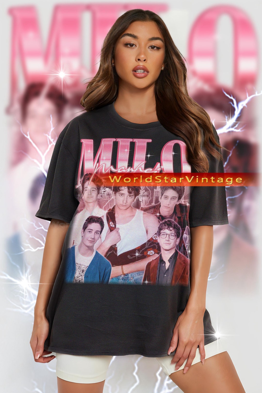 MILO MANHEIM Vintage Shirt, Milo Manheim Homage Tshirt, Milo Manheim ...