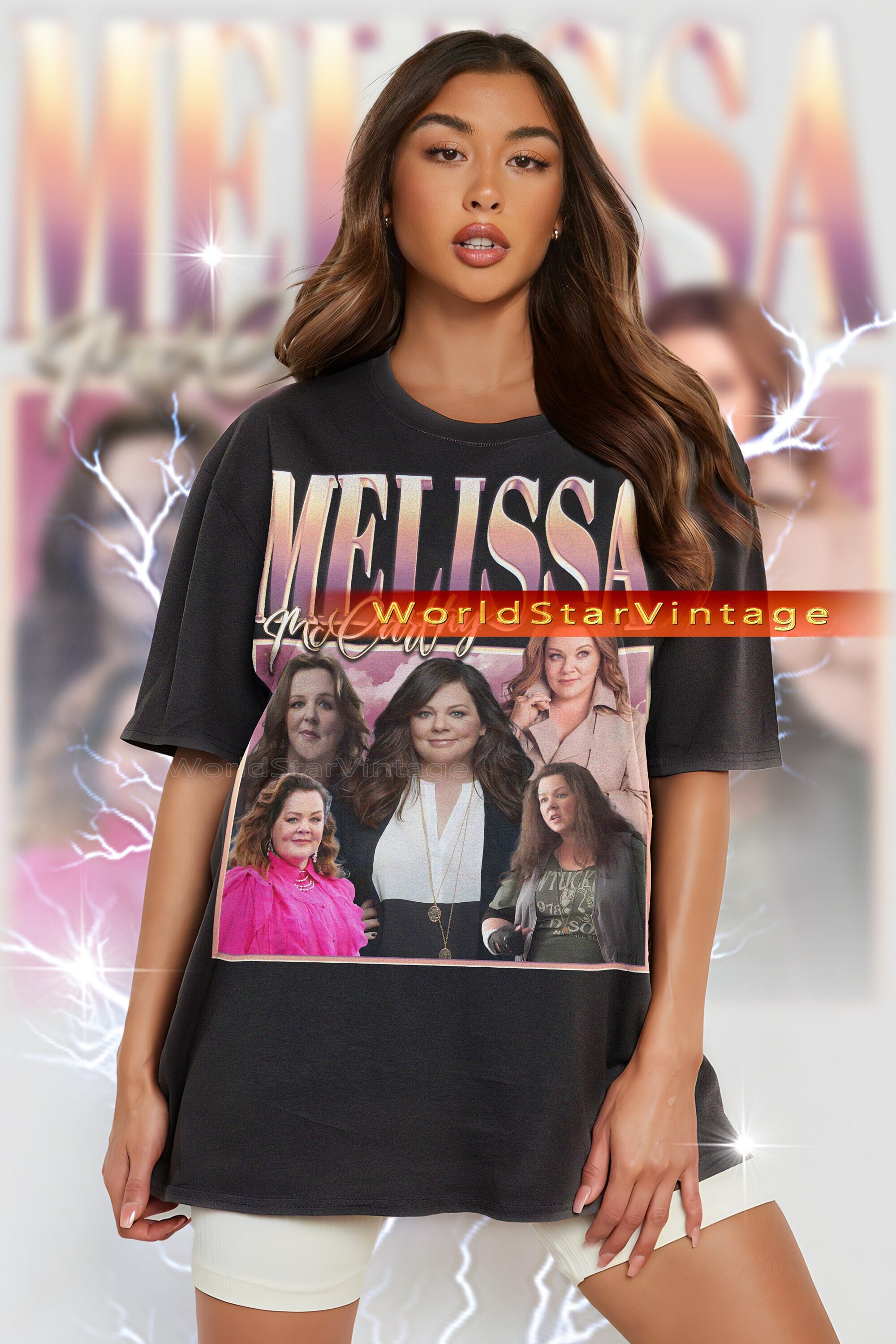 MELISSA MCCARTHY Vintage Tshirt, Melissa Mccarthy Homage Shirt, Melissa Mccarthy Fan, Melissa ...