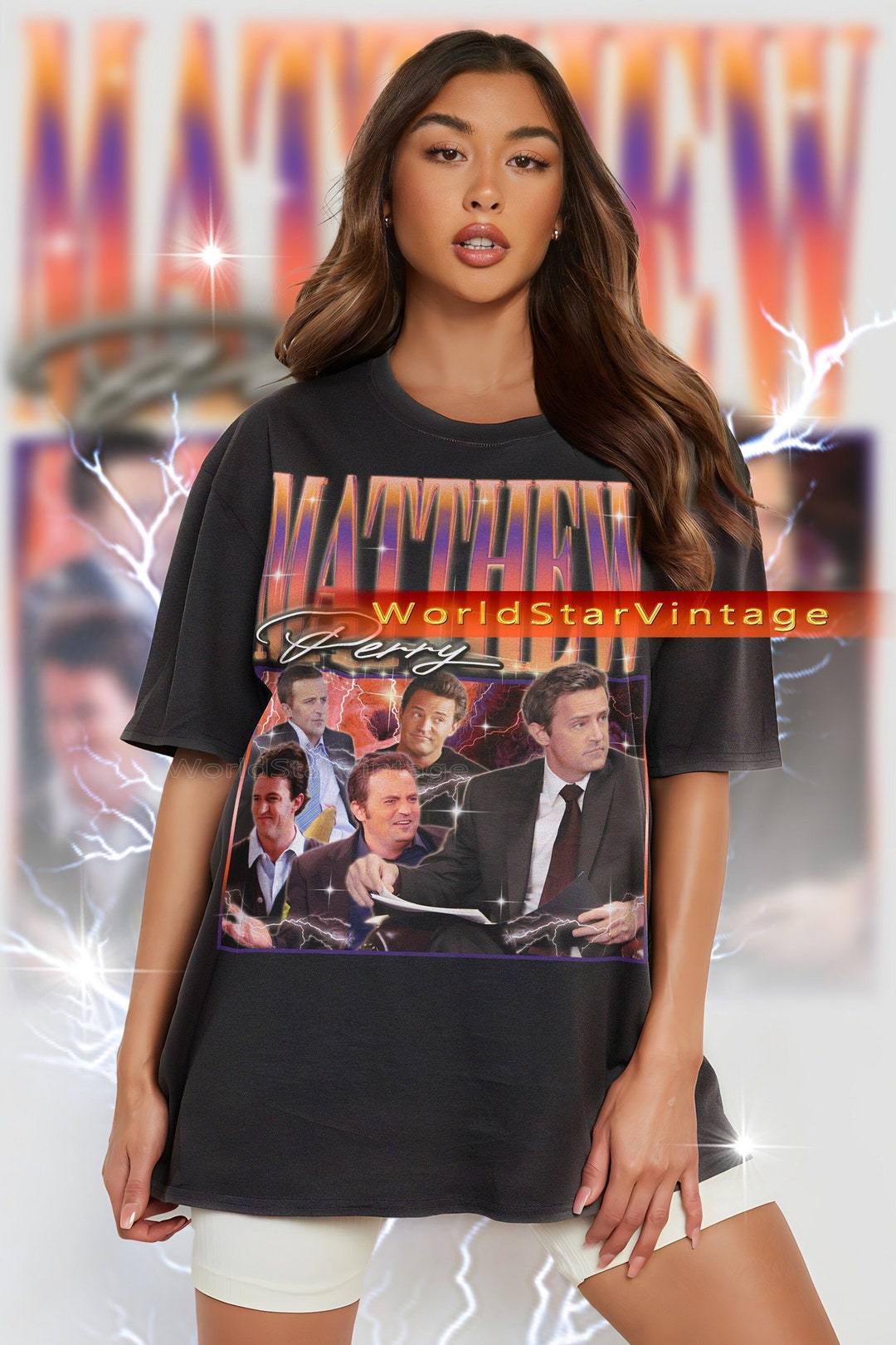 MATTHEW PERRY Vintage Shirt, Matthew Perry Homage Tshirt, Matthew Perry ...