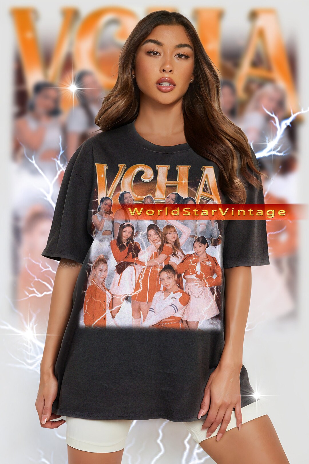 VCHA Vintage Shirt, Vcha Homage Tshirt, Vcha Fan Tees, Vcha Retro 90s ...