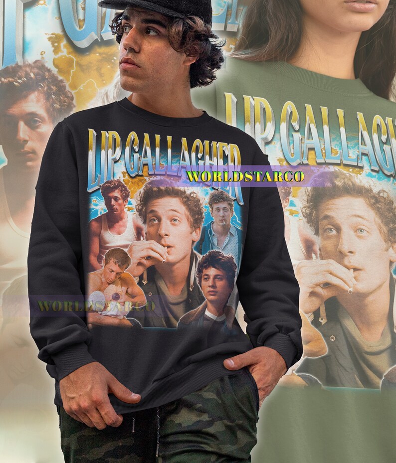 LIP GALLAGHER Vintage Sweatshirt, Jeremy Allen White, Lip Gallagher ...