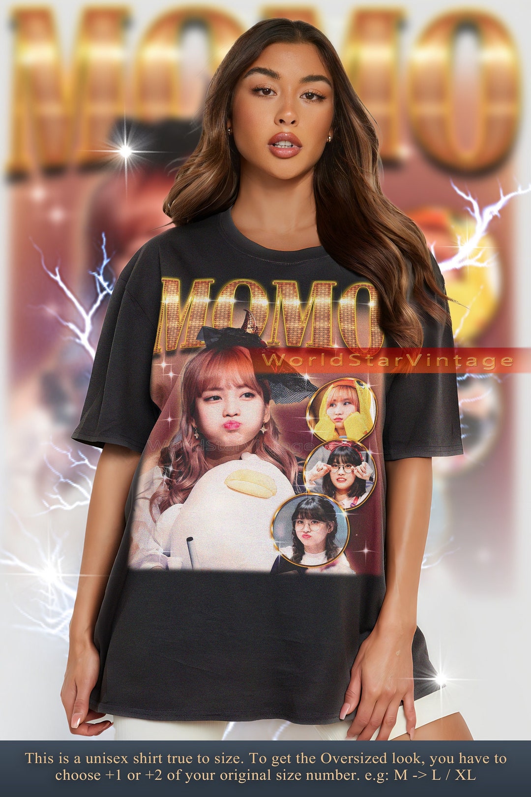 MOMO Vintage Shirt, Momo Homage Tshirt, Momo Fan Tees, Momo Retro 90s ...